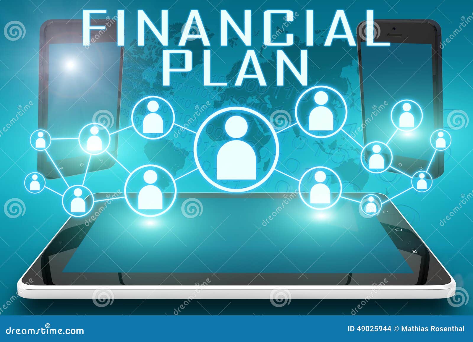 Finanzplan stock abbildung. Illustration von industrie - 49025944