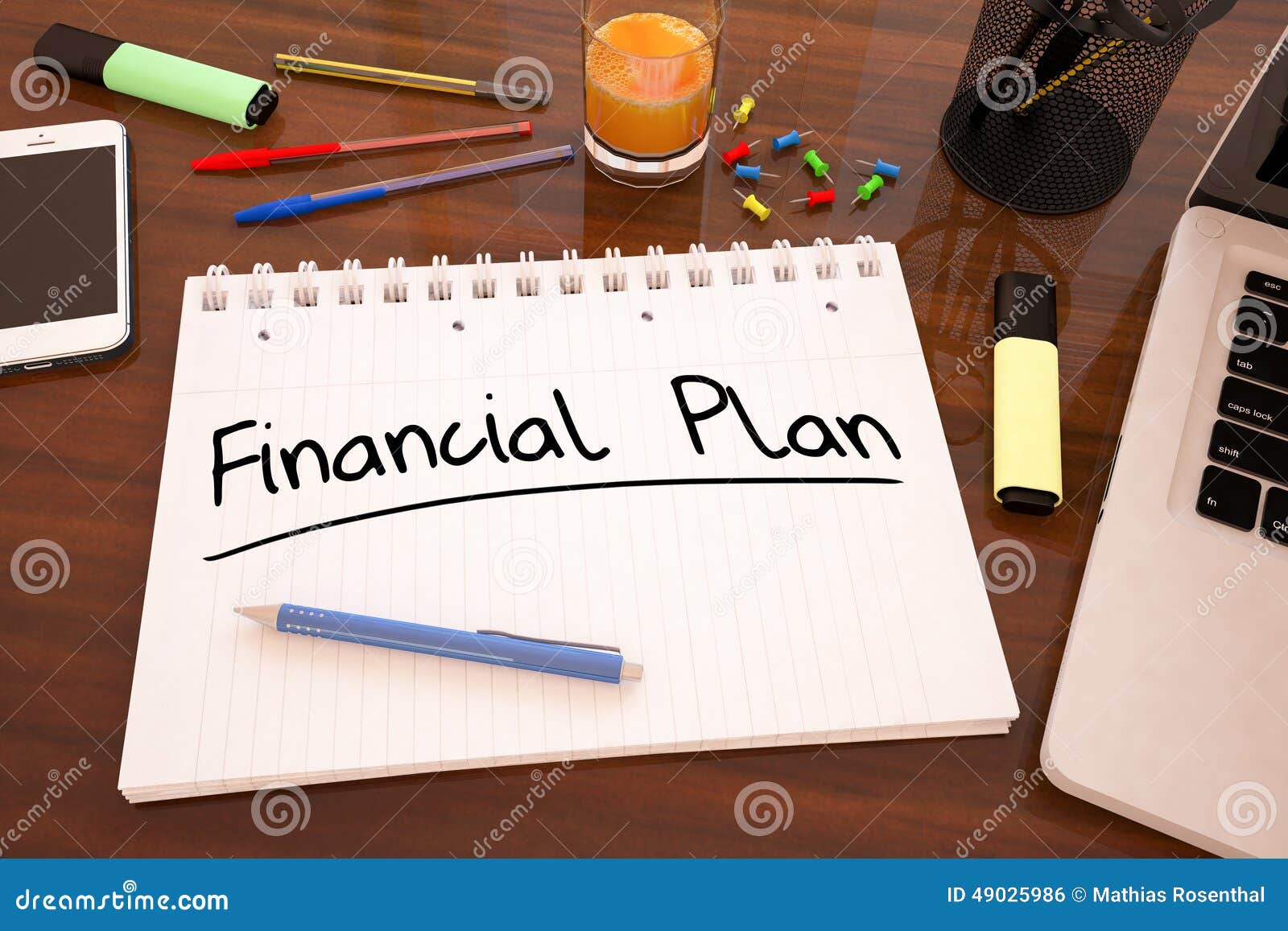 Finanzplan stock abbildung. Illustration von text, planen - 49025986