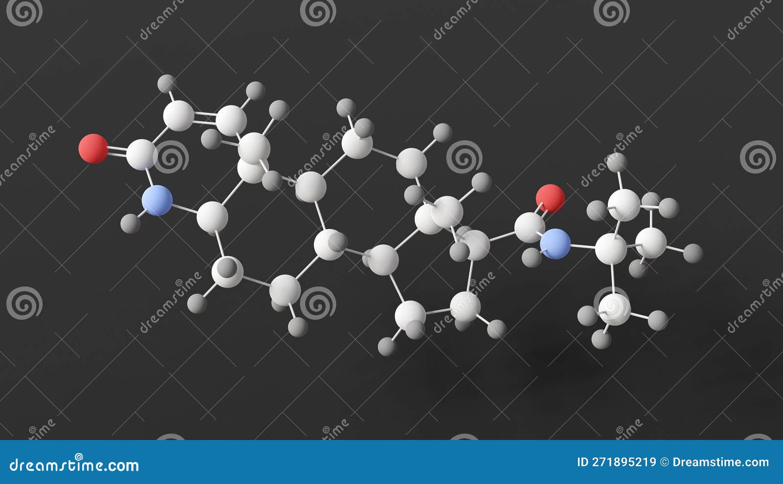 Finasteride Molecule, Molecular Structure, 5-alpha-reductase Inhibitors ...