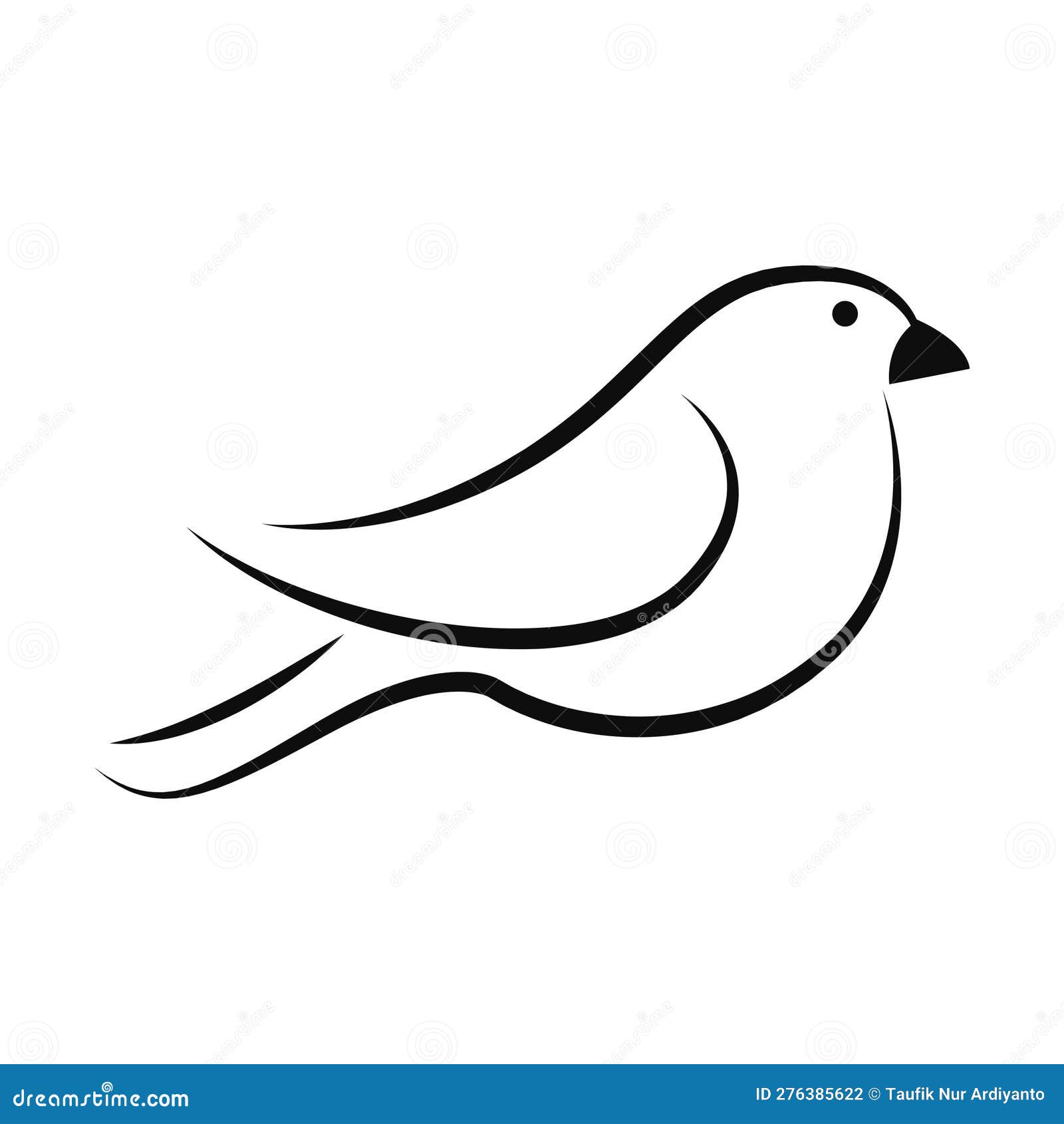 Finch icon logo design stock vector. Illustration of animal - 276385622