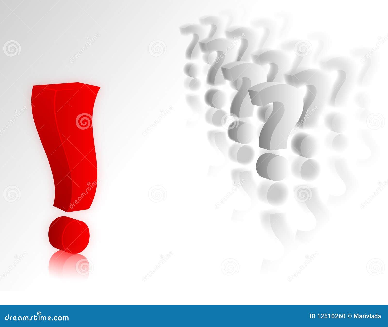 Find an answer stock illustration. Illustration of sign - 12510260