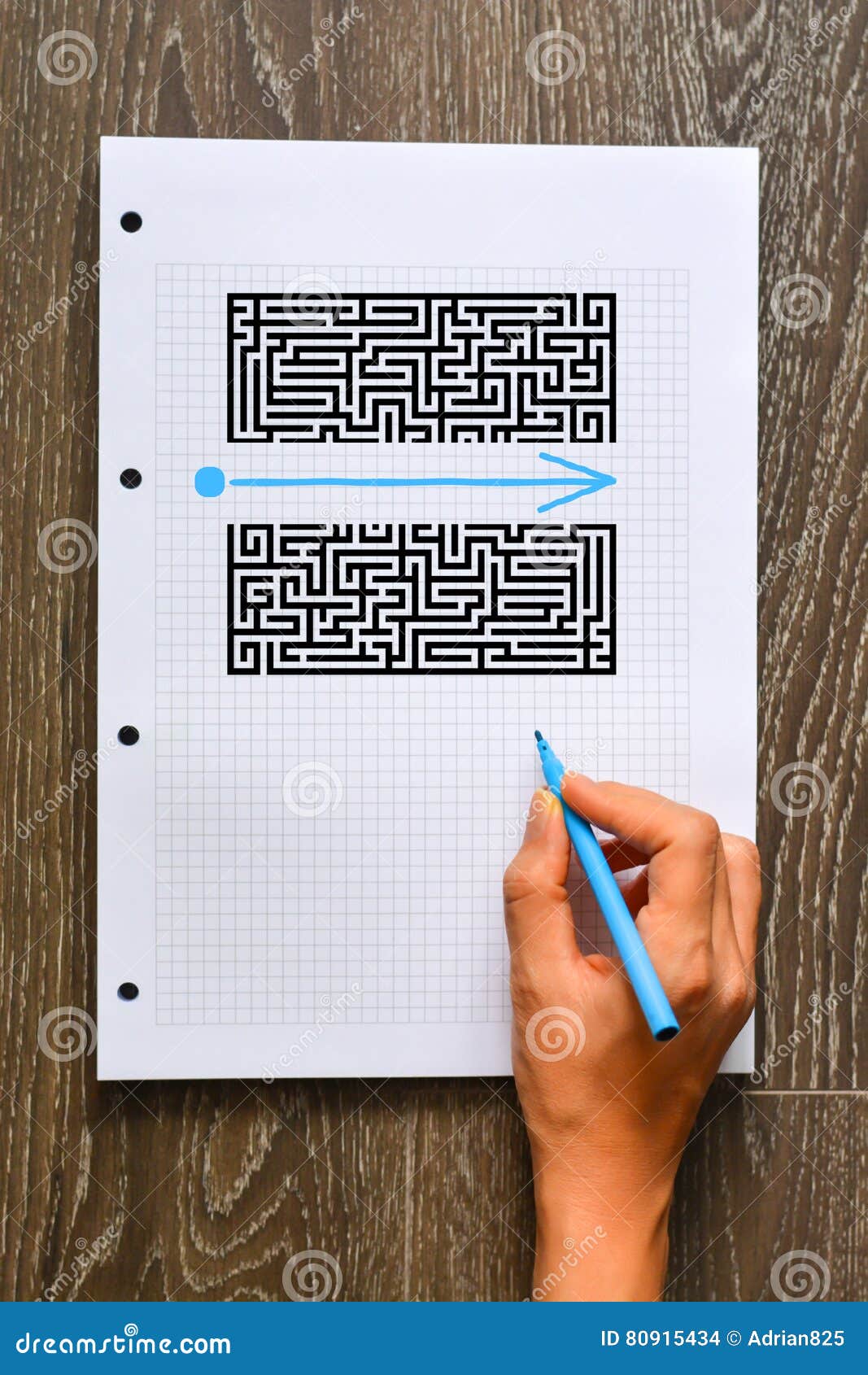 Find A Better Solution Or Shortcut Concept With Maze And Shape Royalty ...