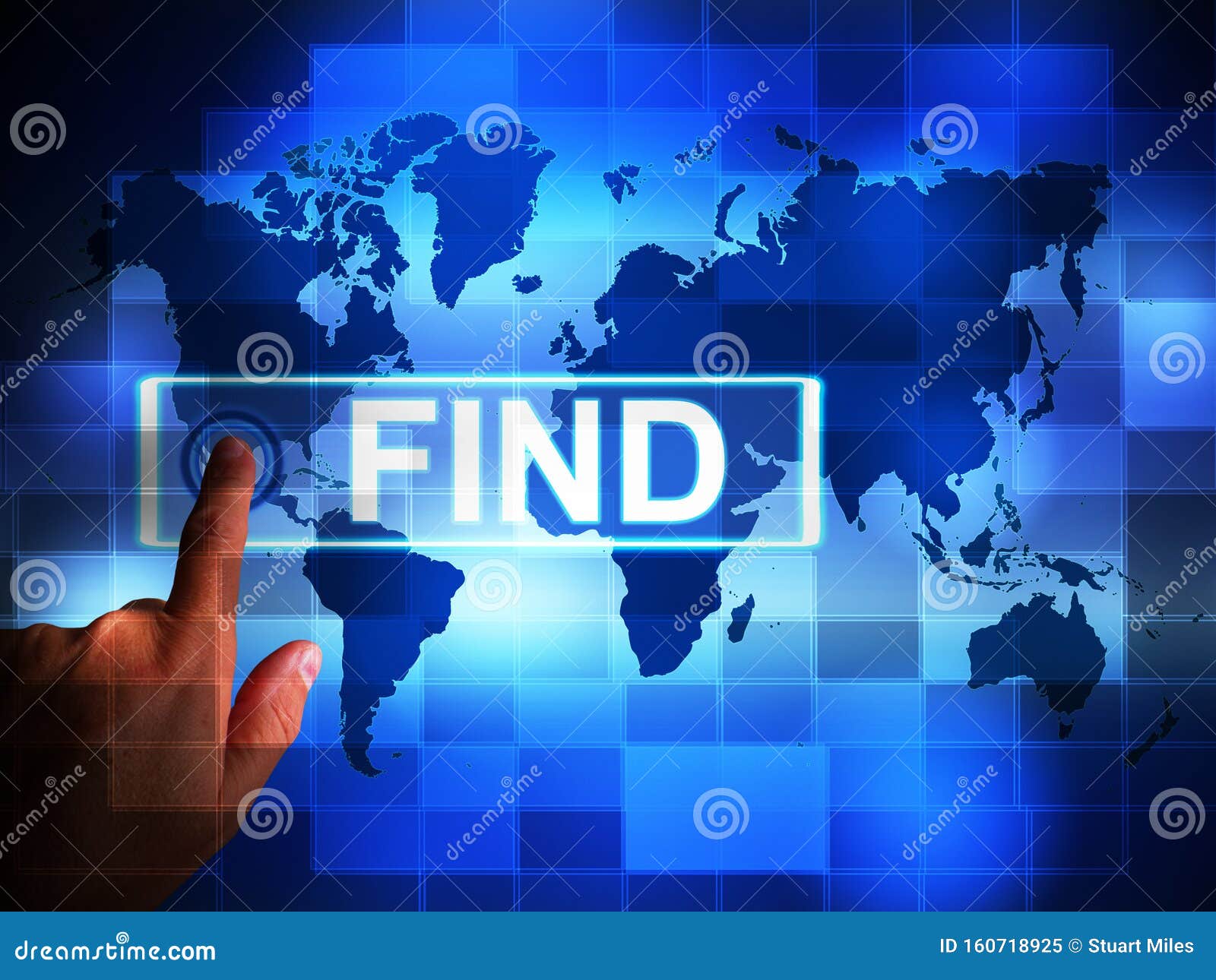 Find Concept Icon Used for Searching on the Internet - 3d Illustration ...