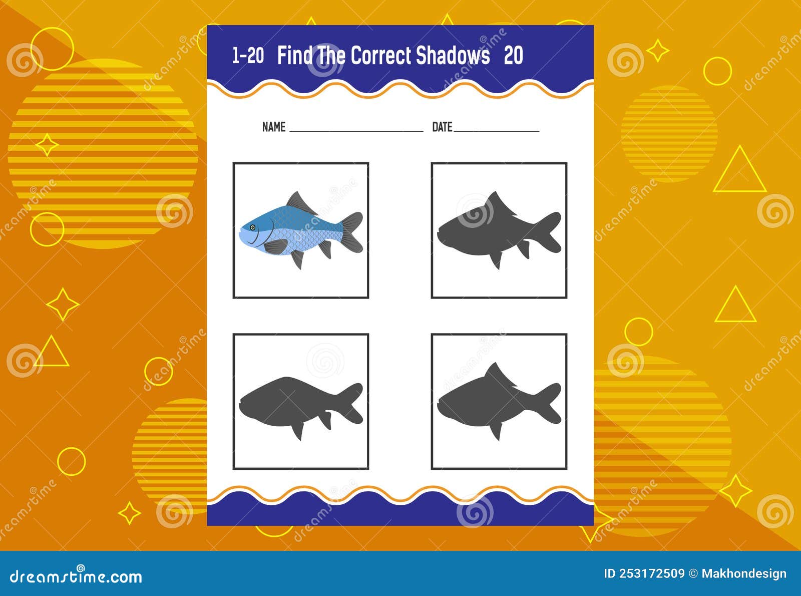 Worksheet Matching Vocabulary GHI Coloring Page Version Cartoon Vector ...