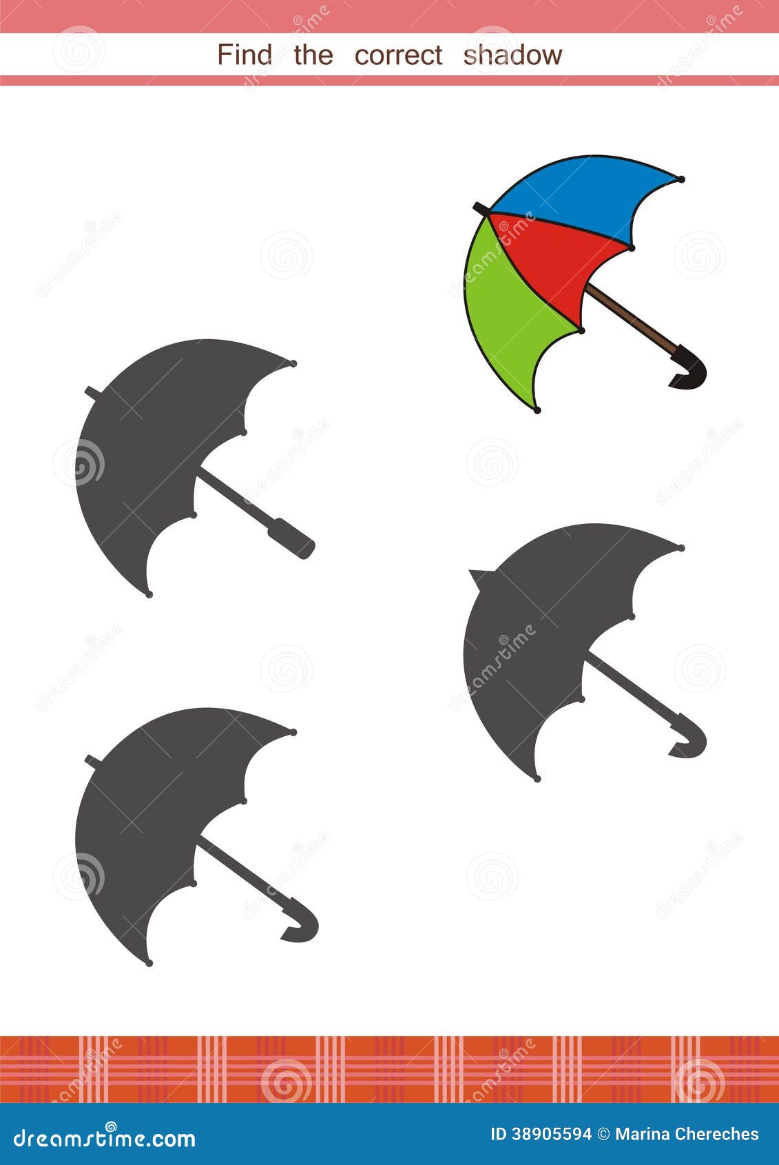 Find The Correct Shadow. Education Worksheet. Matching Game For Kids ...