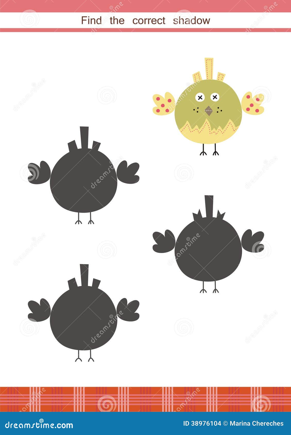 Find the Correct Shadow. (45) Stock Vector - Illustration of brain ...