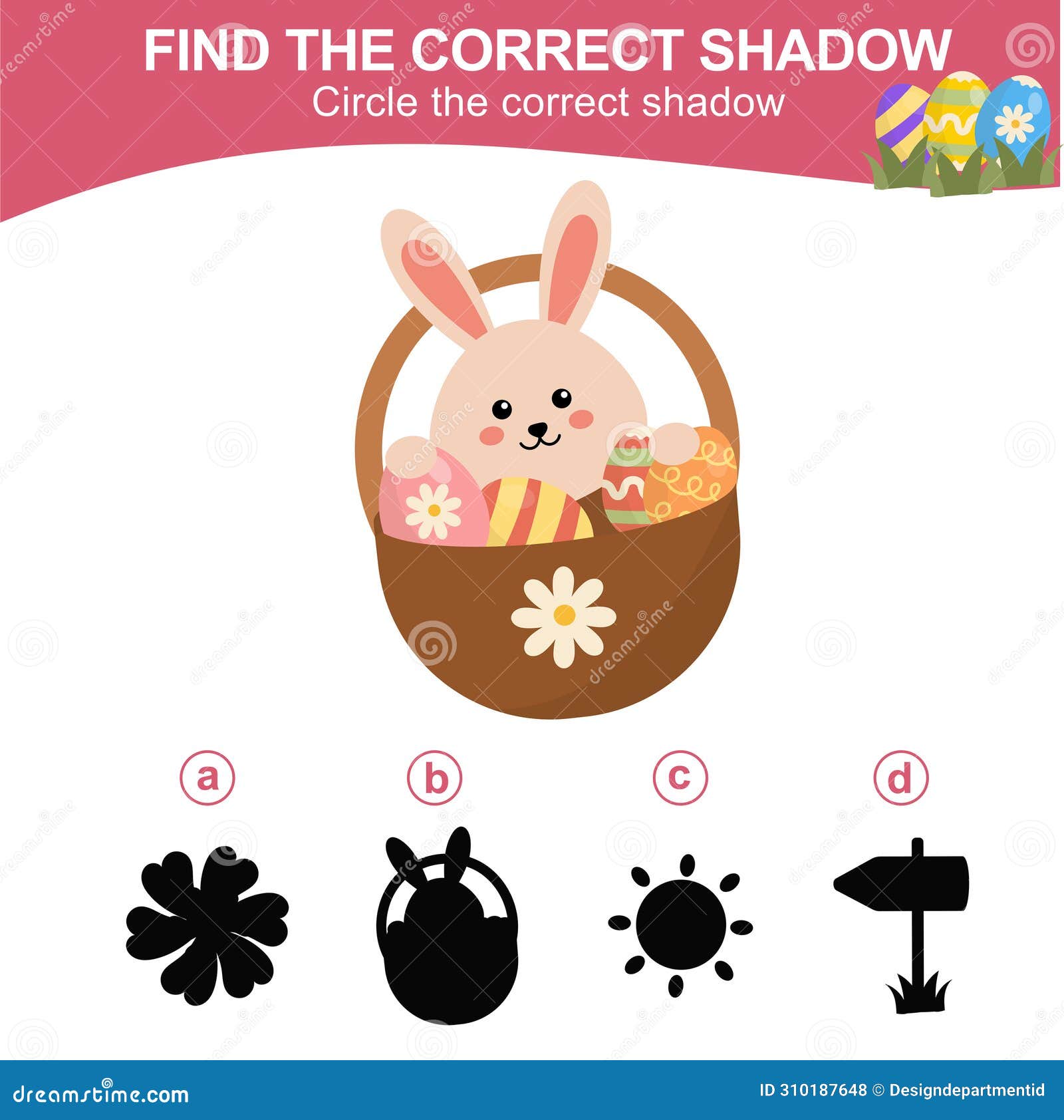 104 Find the Correct Shadow Stock Vector - Illustration of homework ...