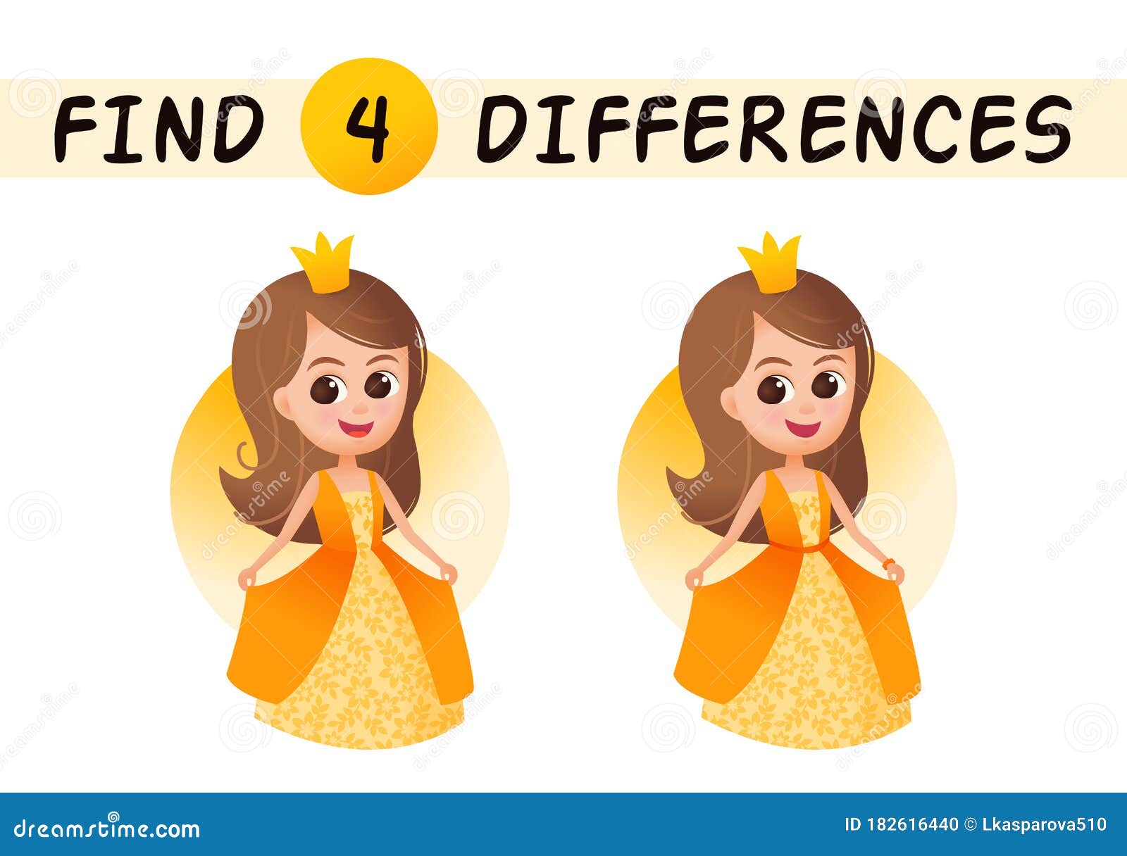 Relax Differences Visual Game Cartoon Vector | CartoonDealer.com #33745189