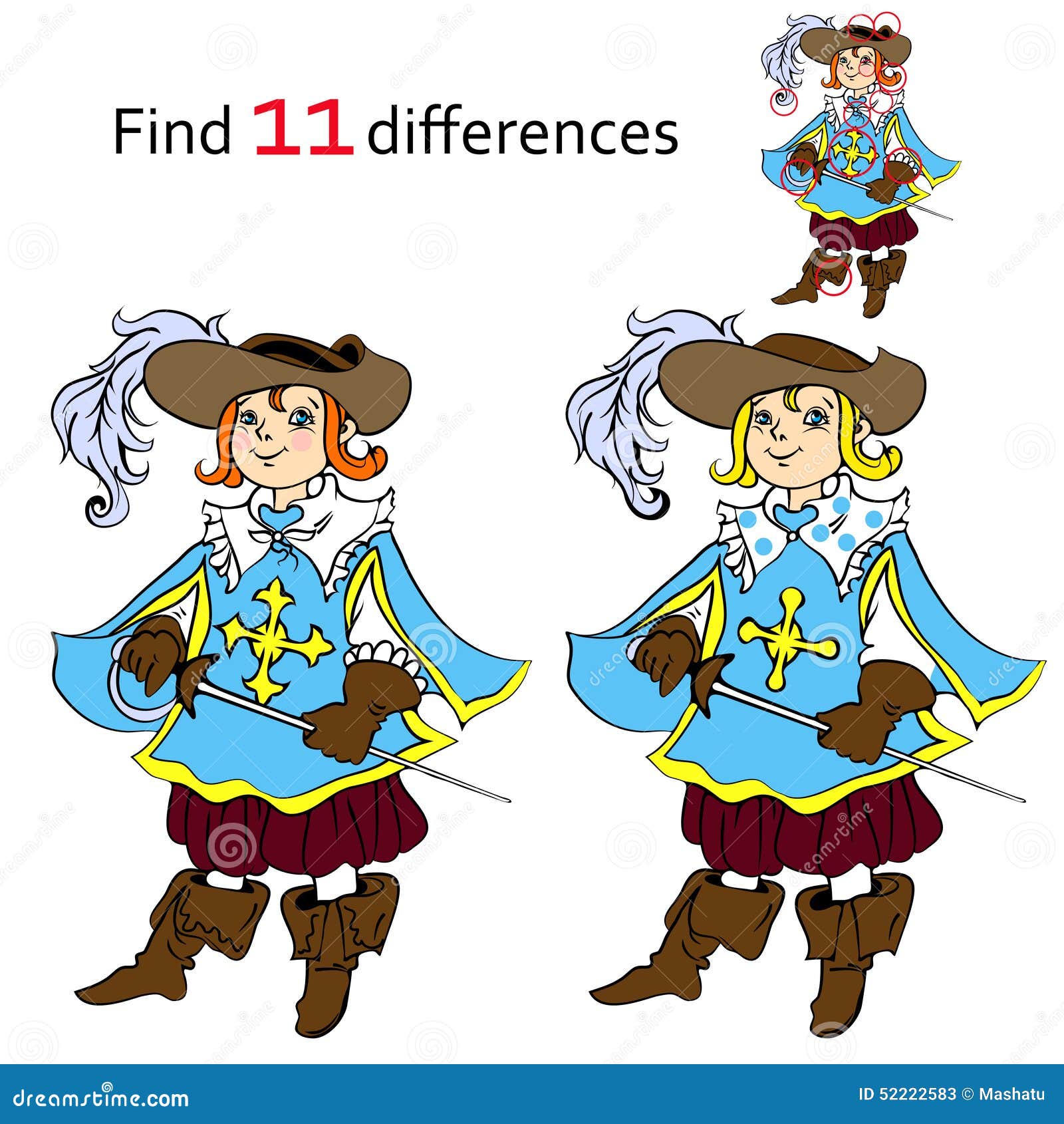 Musketeer. Vector. Cartoon | CartoonDealer.com #98197533