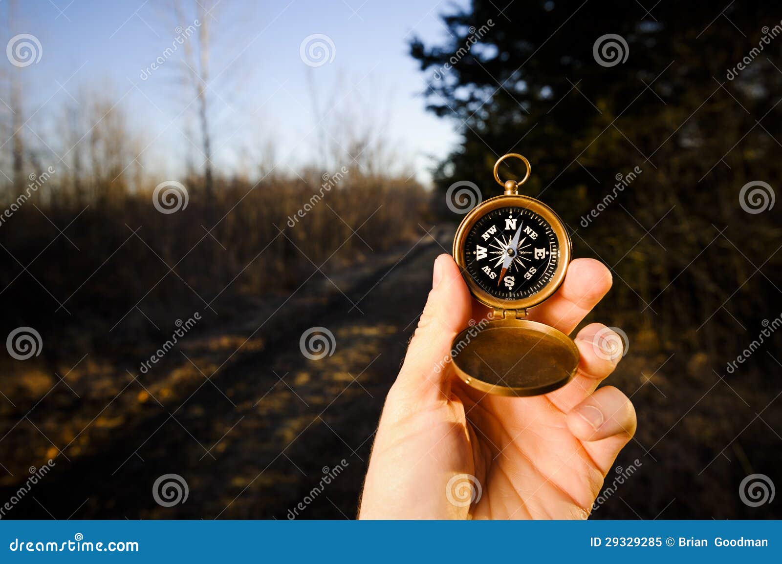 Find the direction stock image. Image of holding, destination - 29329285