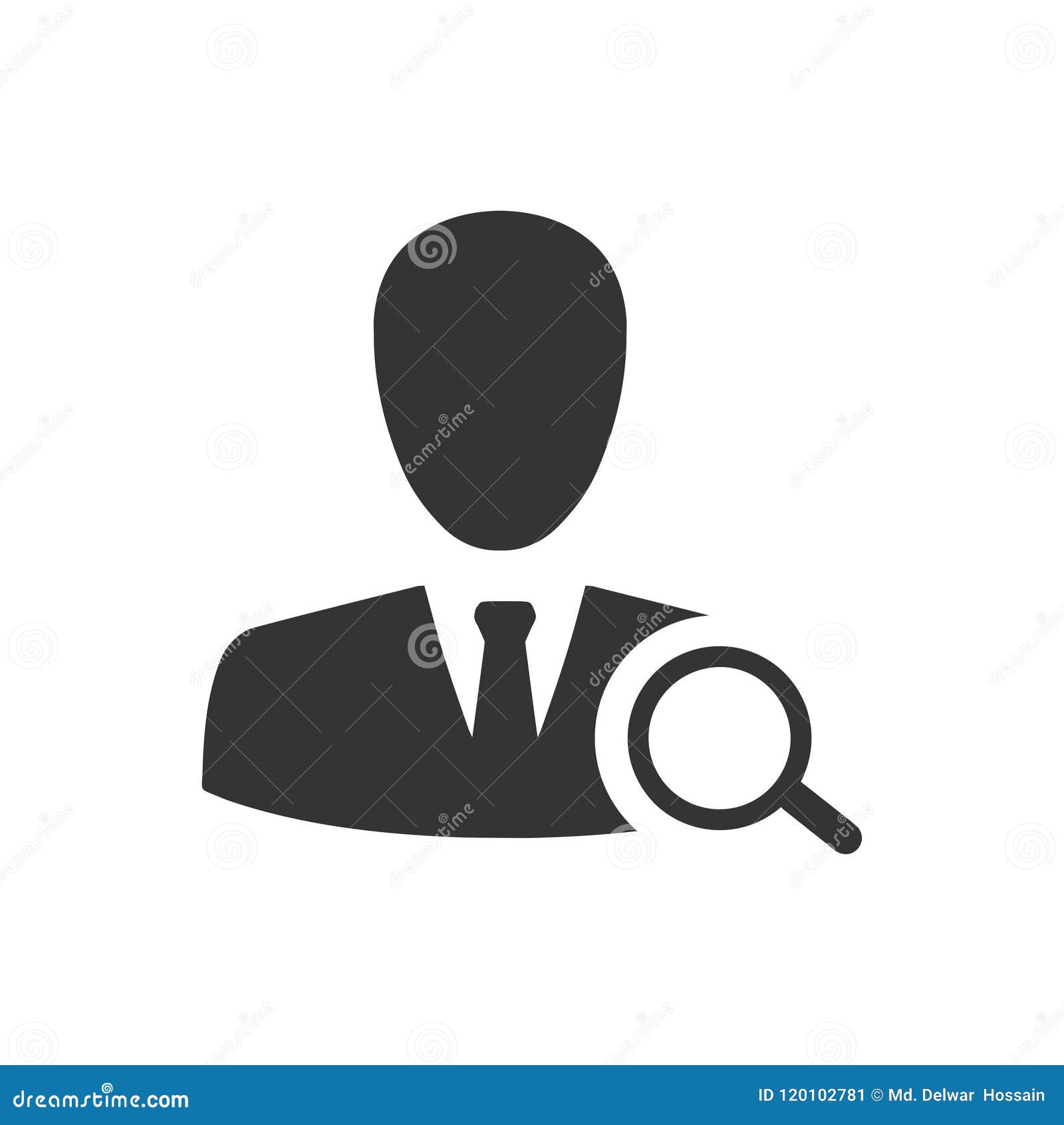 Find Employee Icon stock vector. Illustration of user - 120102781