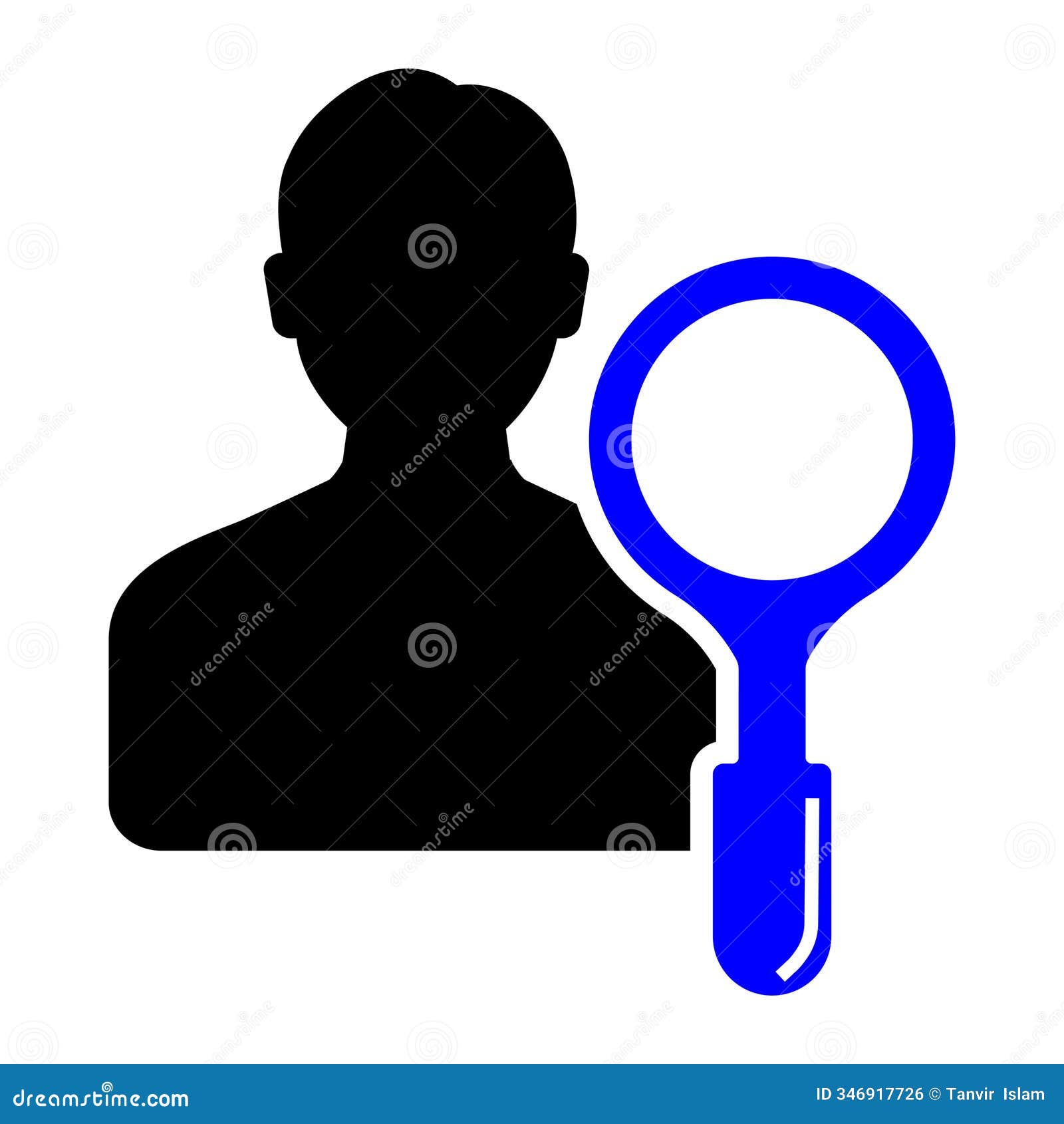 Find employee Icon stock illustration. Illustration of employee - 346917726