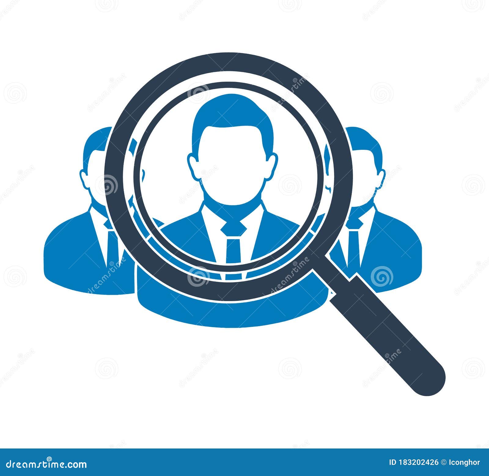 Find employee icon. stock vector. Illustration of employee - 183202426