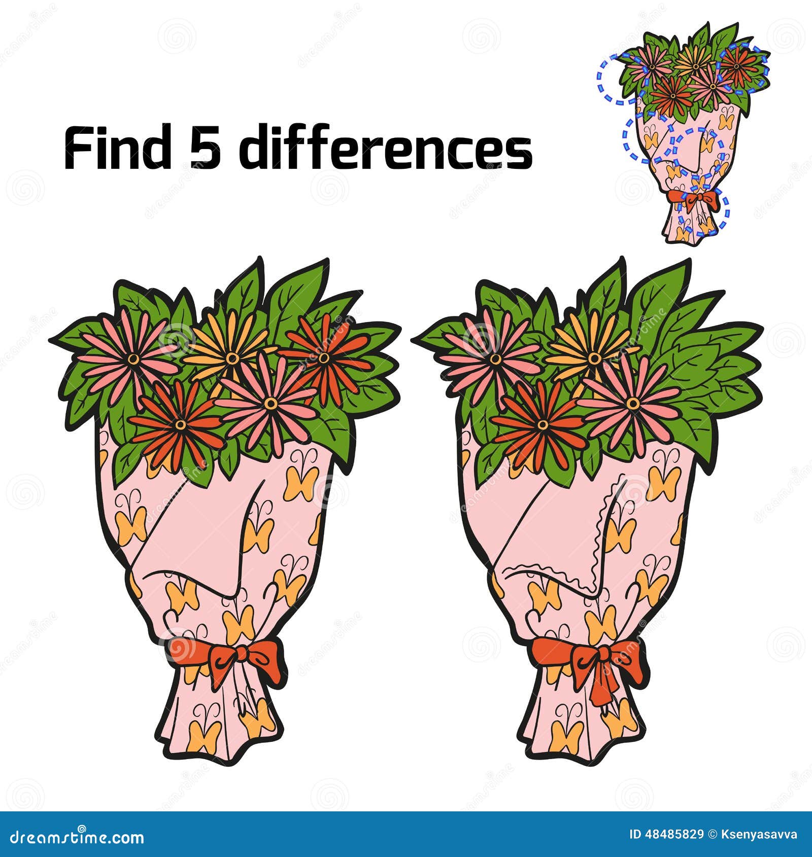 Find Five Differences Stock Illustrations – 340 Find Five Differences ...