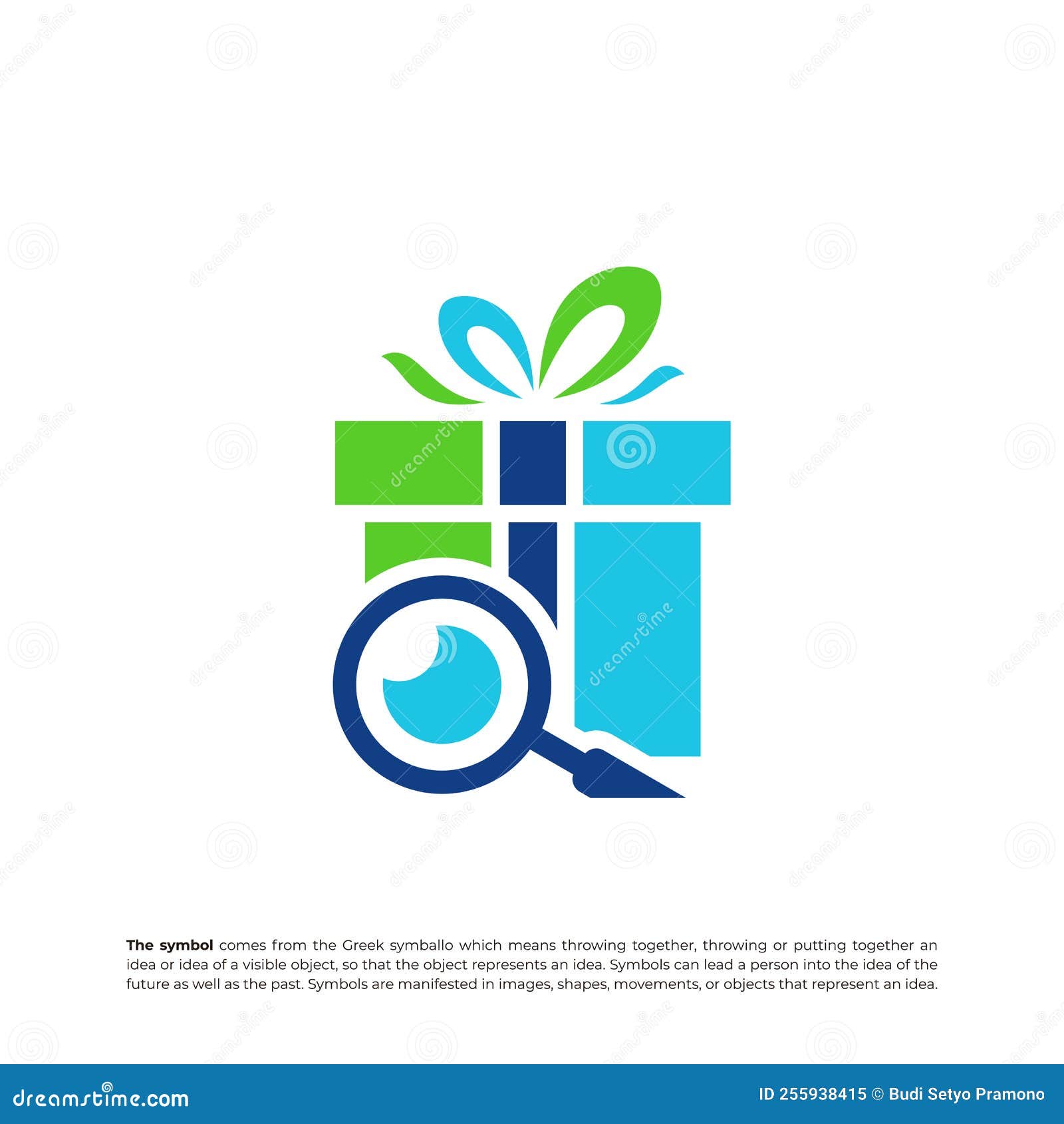Find Gift Logo Vector. Gift Search Logo Design Concept Template Stock ...