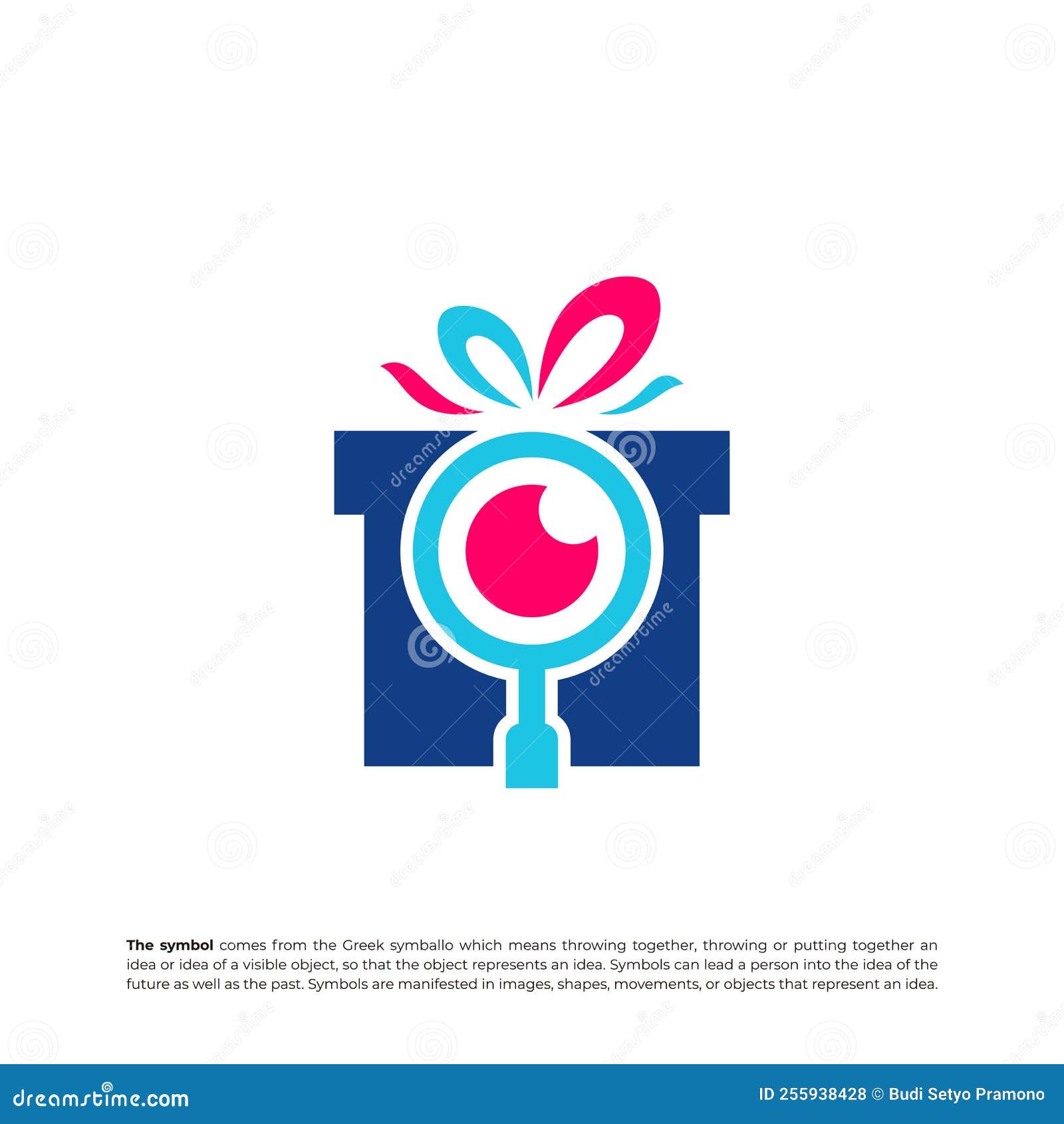 Find Gift Logo Vector. Gift Search Logo Design Concept Template Stock ...