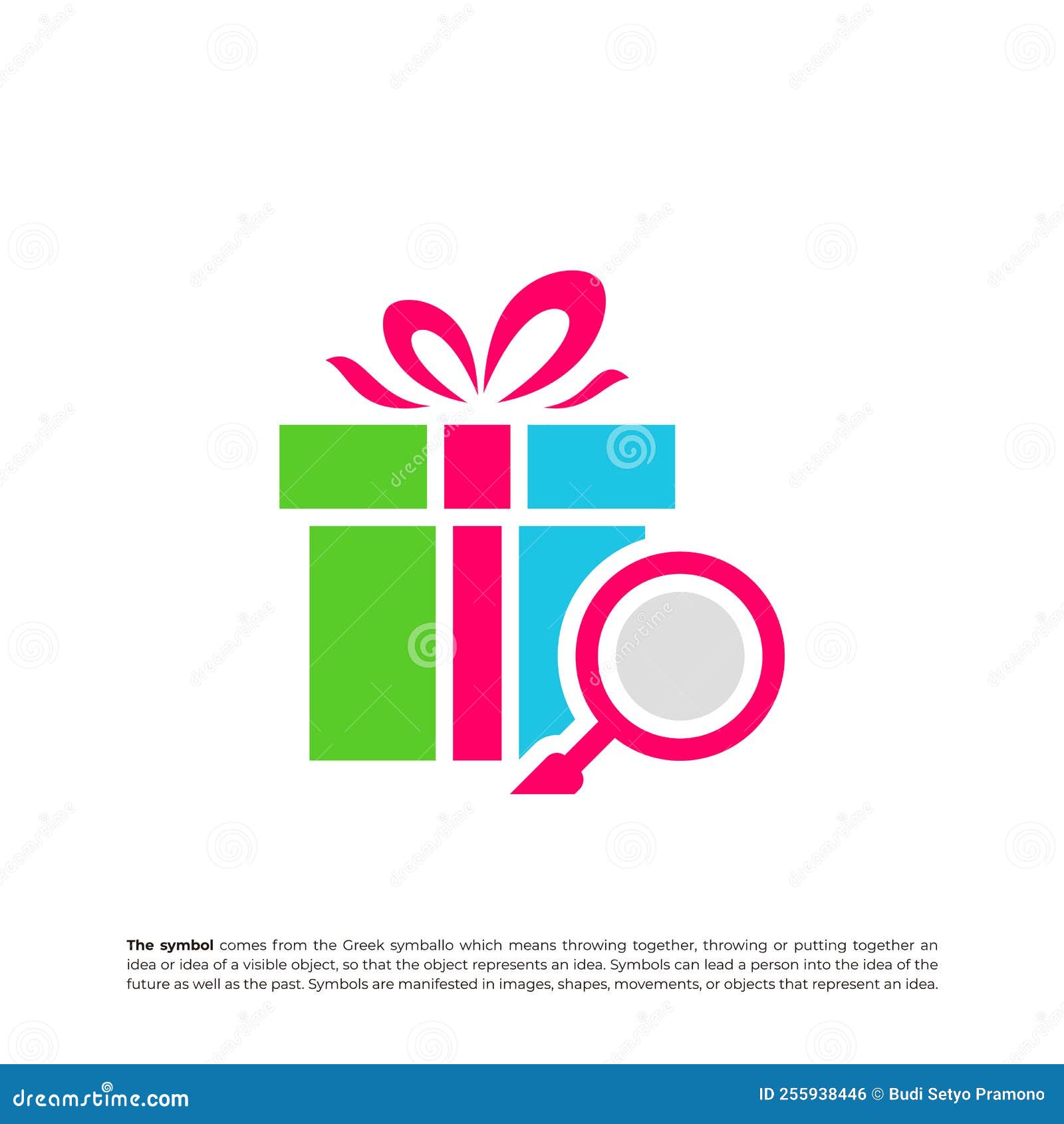 Find Gift Logo Vector. Gift Search Logo Design Concept Template Stock ...
