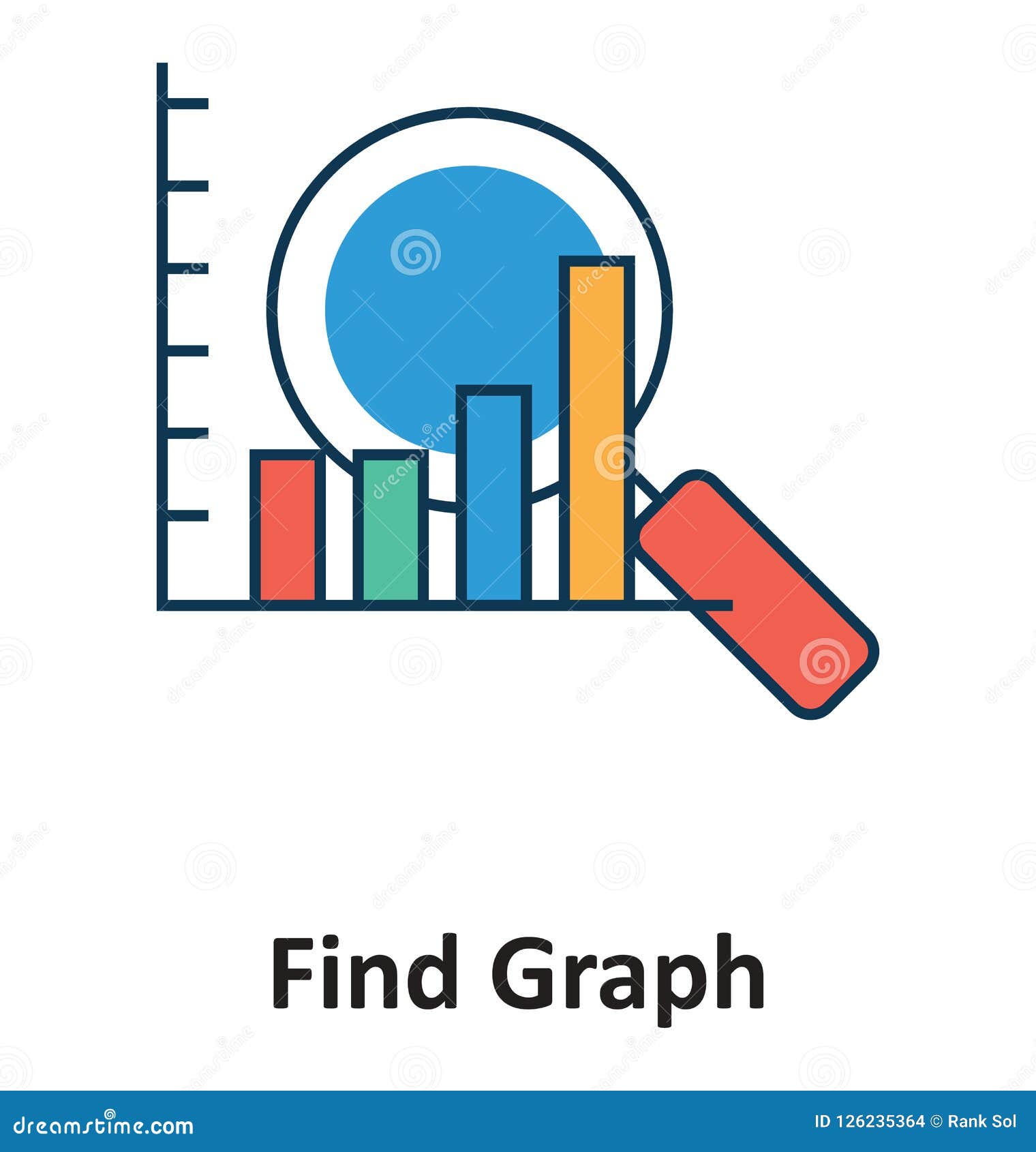 Find Graph Isolated and Vector Icon for Technology Stock Vector ...