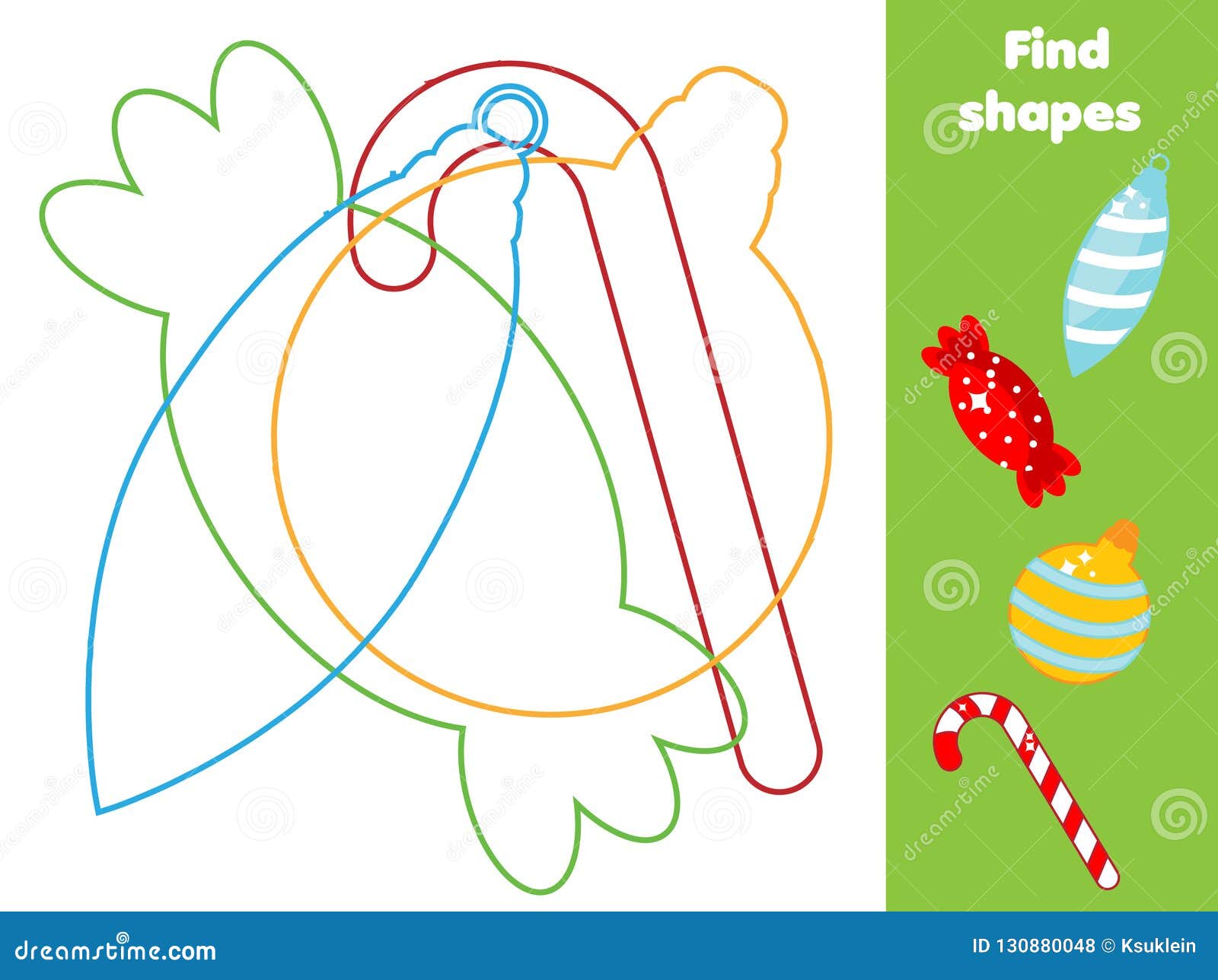 Find Hidden Objects and Shapes. Educational Game Stock Vector ... Find Hidden Objects and Shapes. Educational Game Stock Vector ...