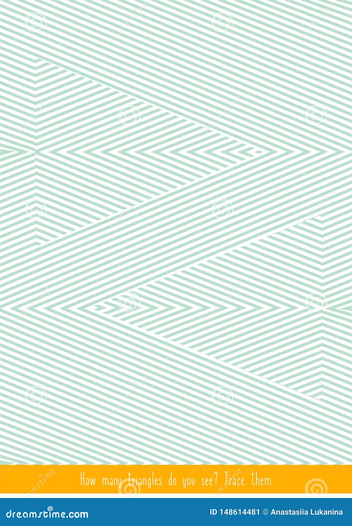 Find the hidden shape stock vector. Illustration of pattern - 148614481