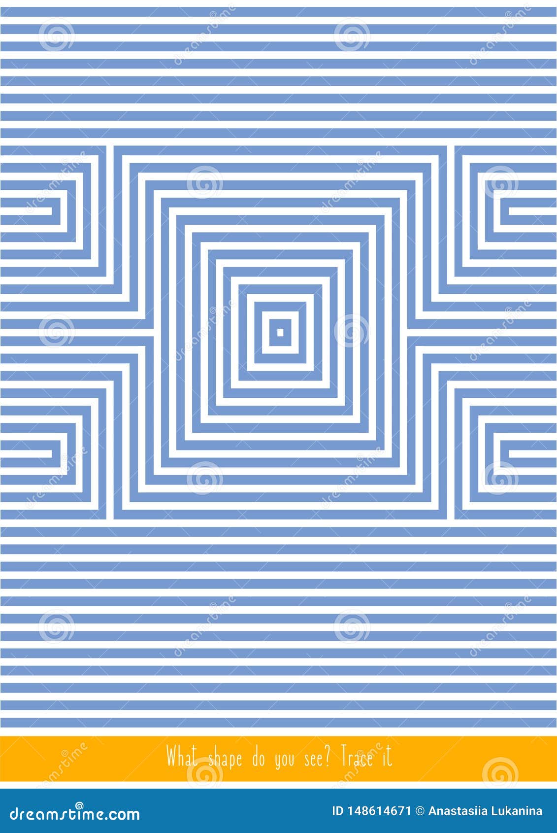 Find the hidden shape stock vector. Illustration of design - 148614671