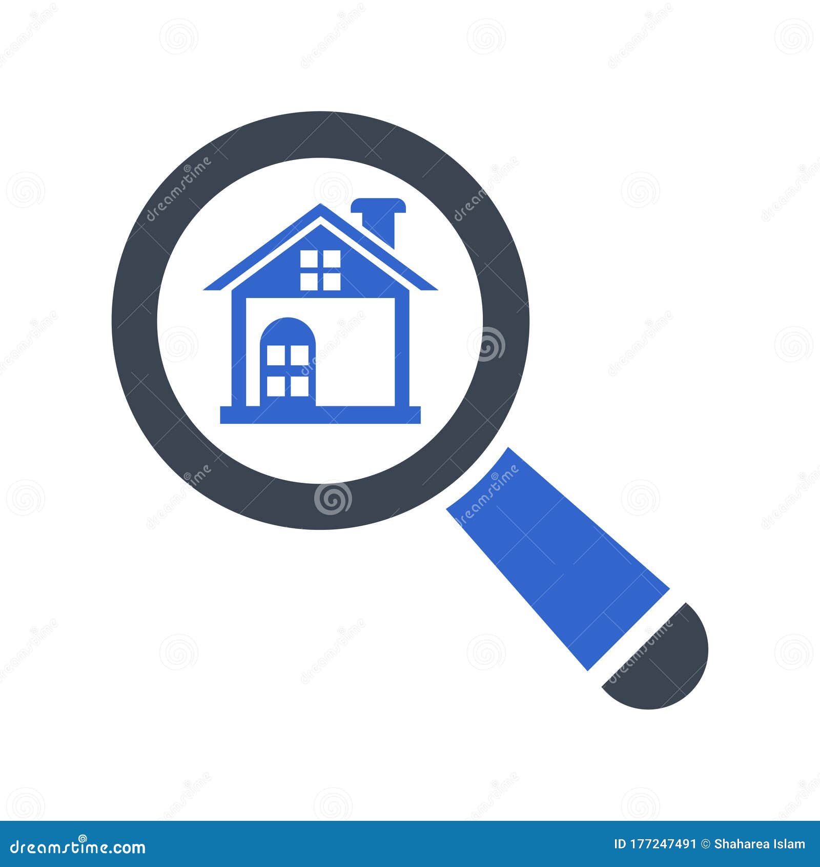 Find Home House Logo Icon Illustrated By Pinpoint Symbol On Map Cartoon ...