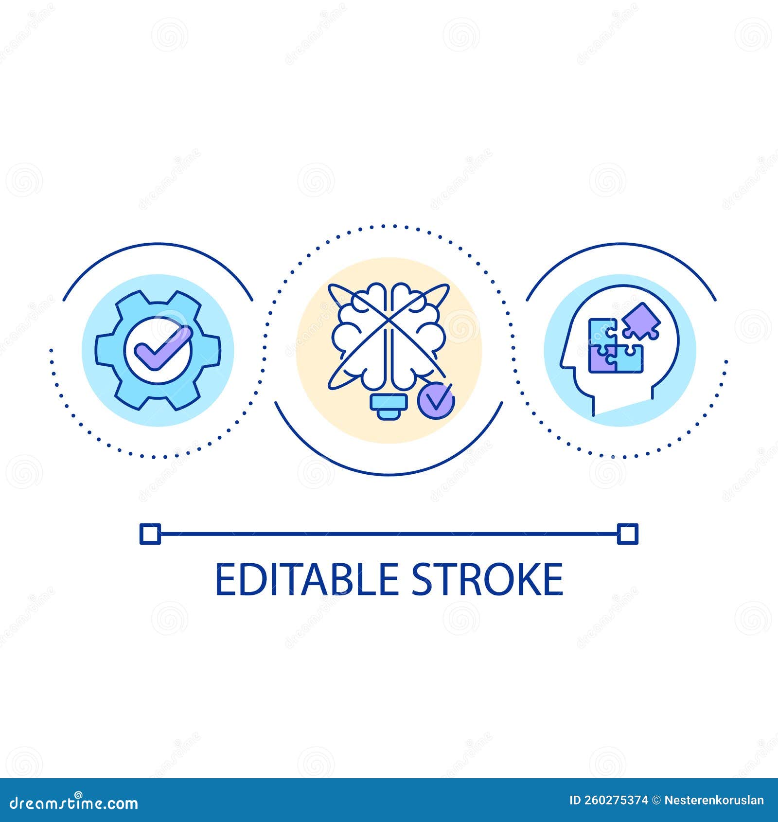 Find Insights Loop Concept Icon Stock Vector - Illustration of ...
