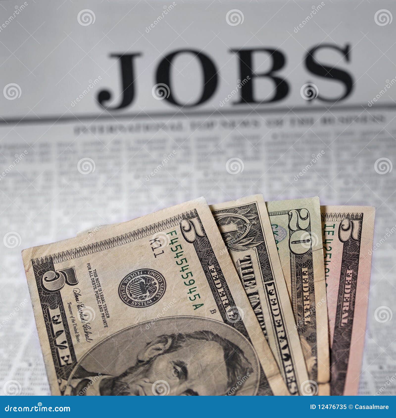 Find a job stock image. Image of news, employment, finance - 12476735