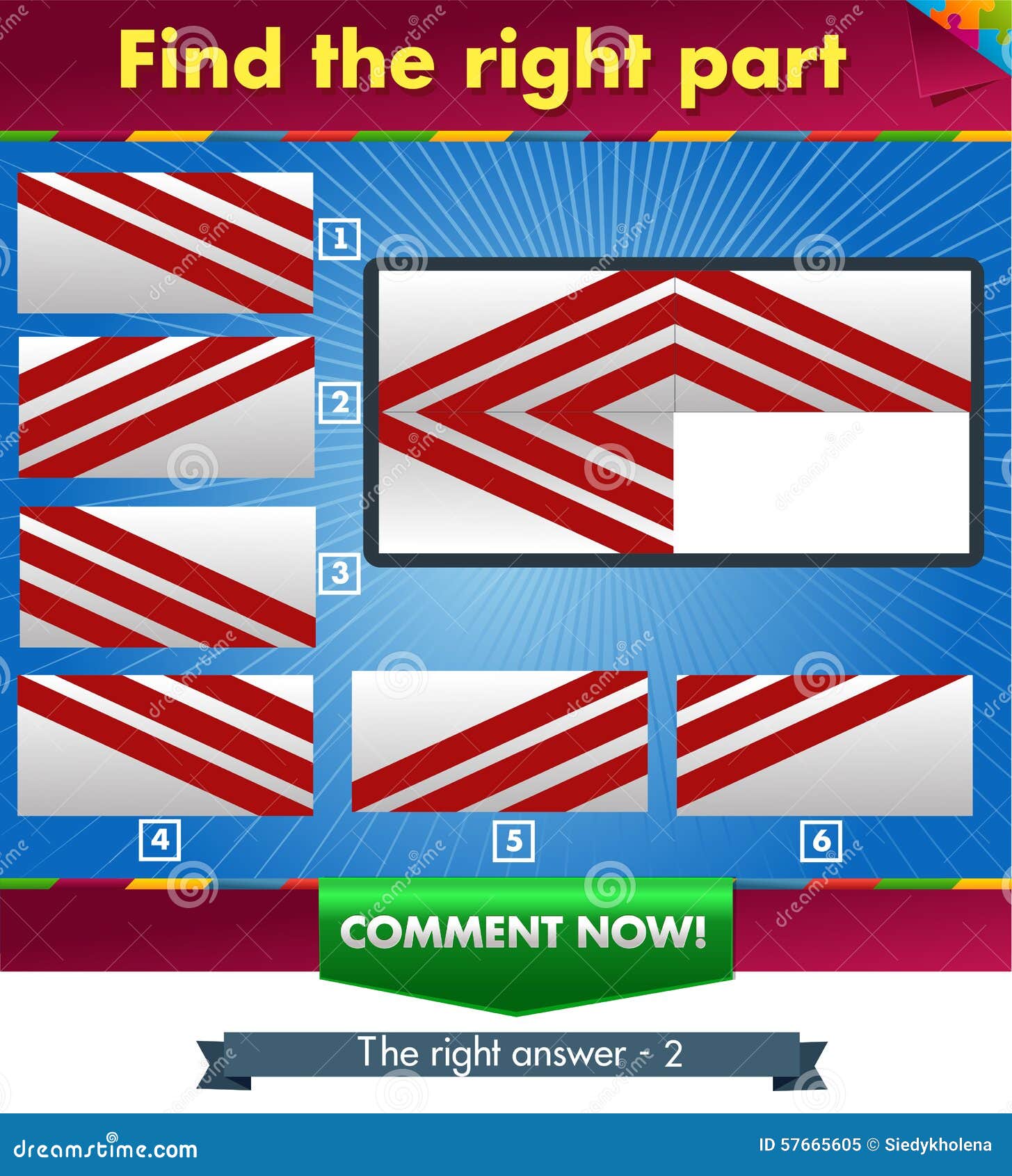 Find the missing part stock illustration. Illustration of child - 57665605