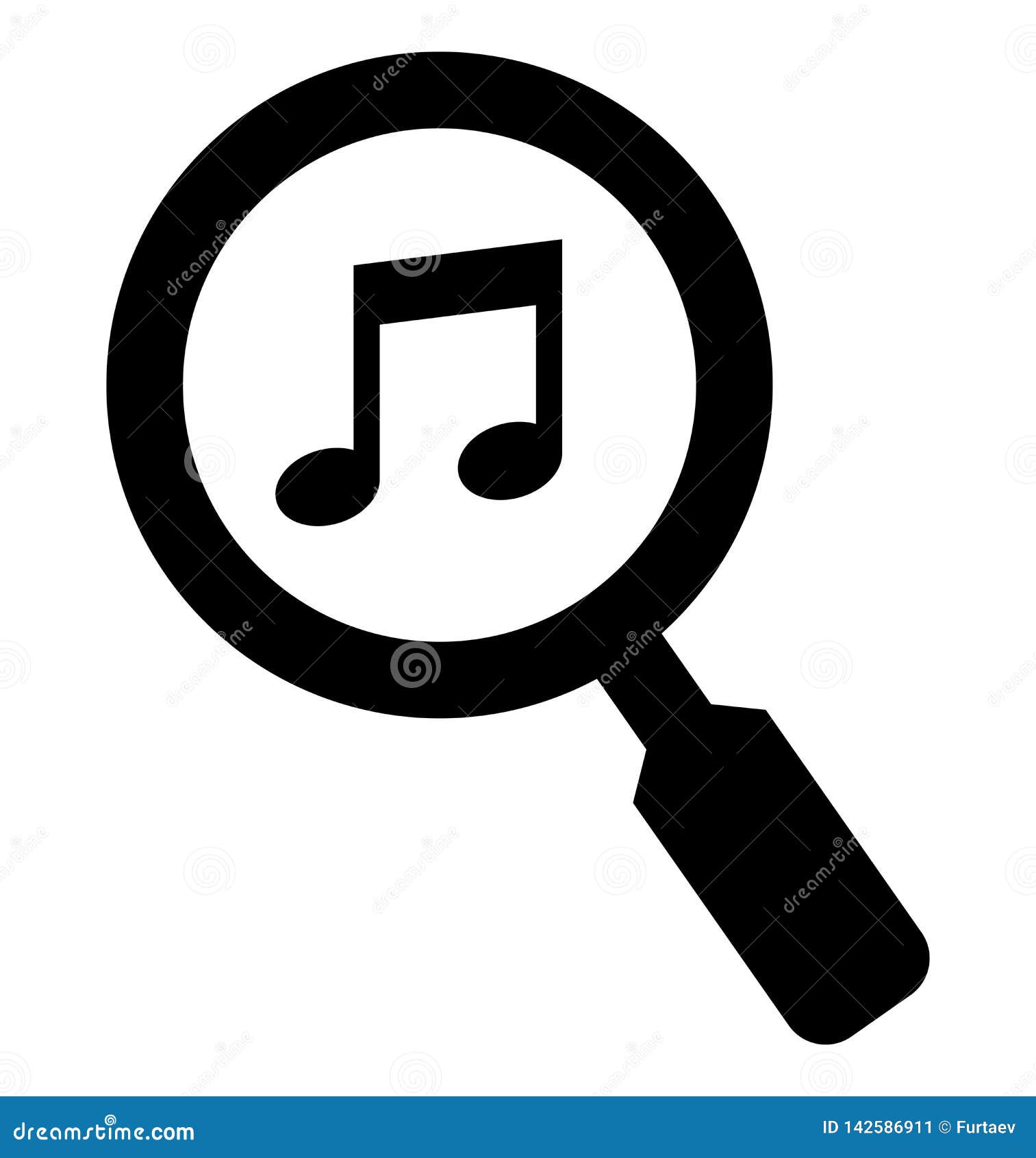 Find music icon stock vector. Illustration of audio - 142586911