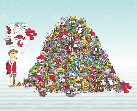 Find Objects Visual Game. Solution in Hidden Layer! Stock Illustration ...