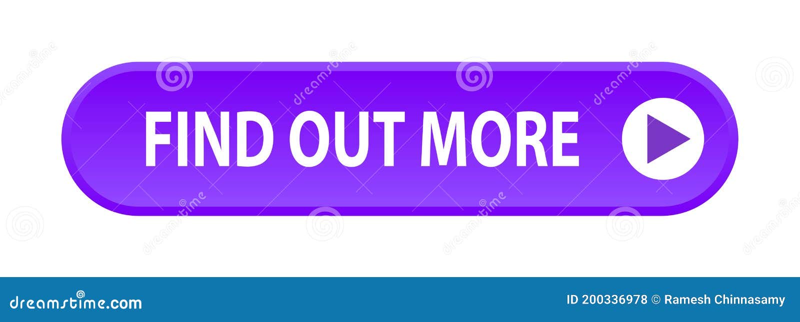 Find out more button stock vector. Illustration of assistance - 200336978