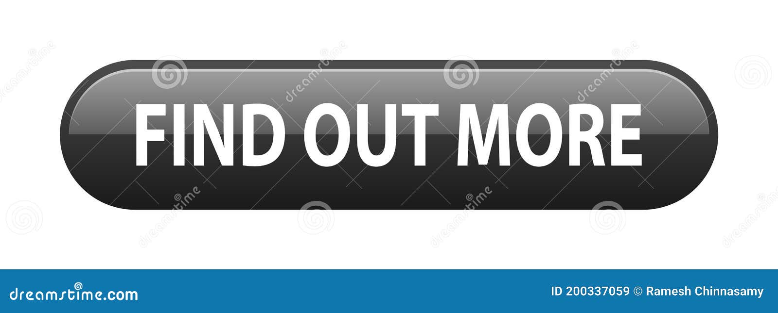 Find out more button stock vector. Illustration of banner - 200337059