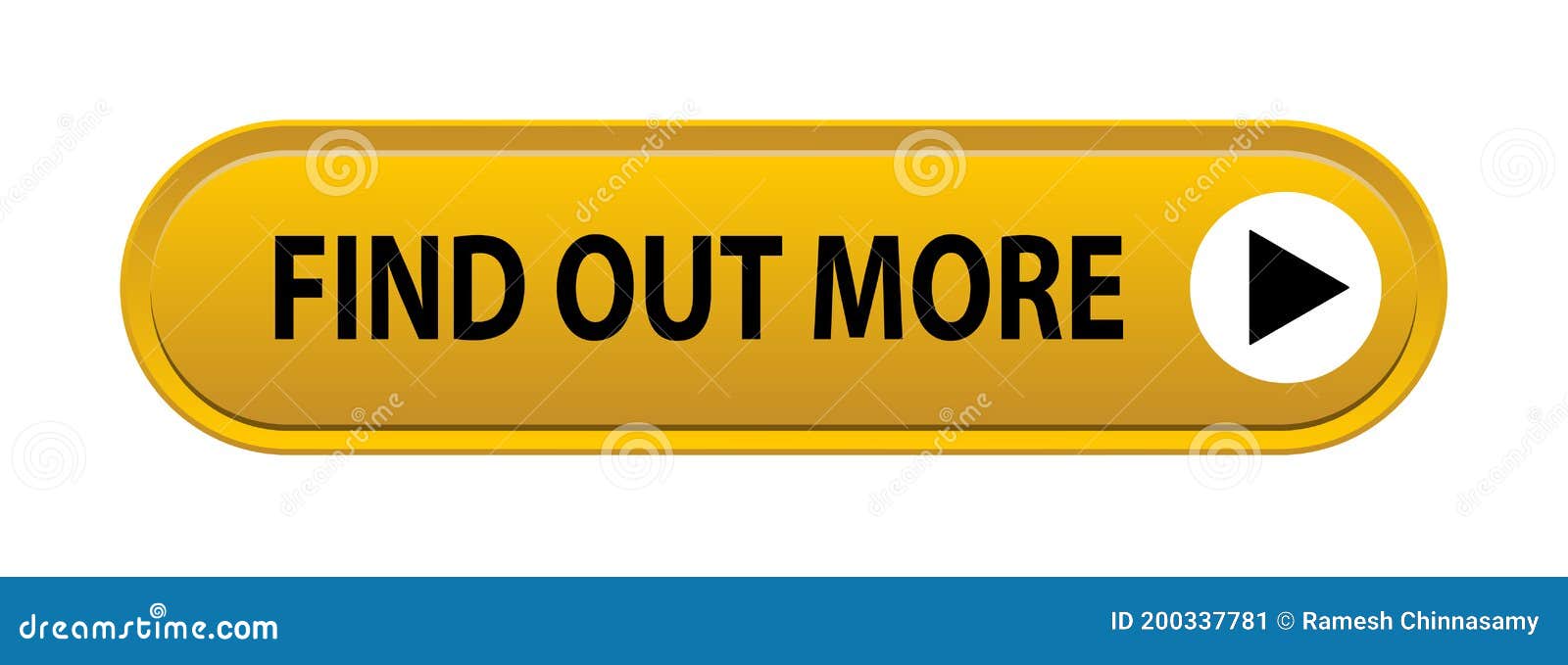 Find out more button stock vector. Illustration of contact - 200337781