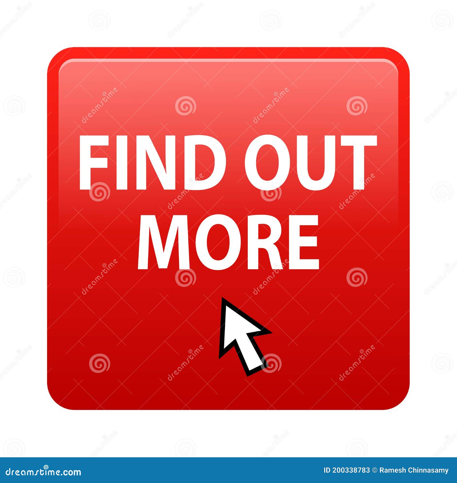 Find out more button stock vector. Illustration of helpline - 200338783