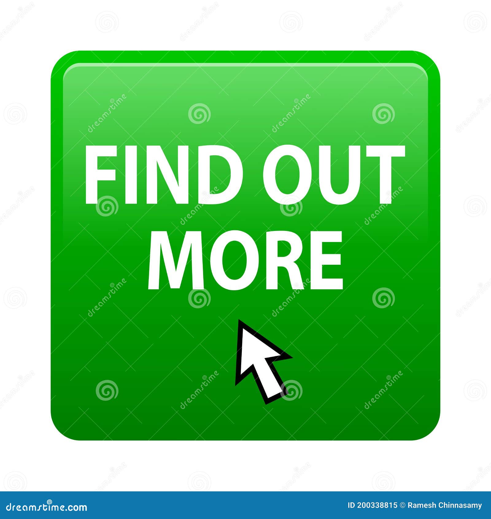 Find out more button stock vector. Illustration of detail - 200338815