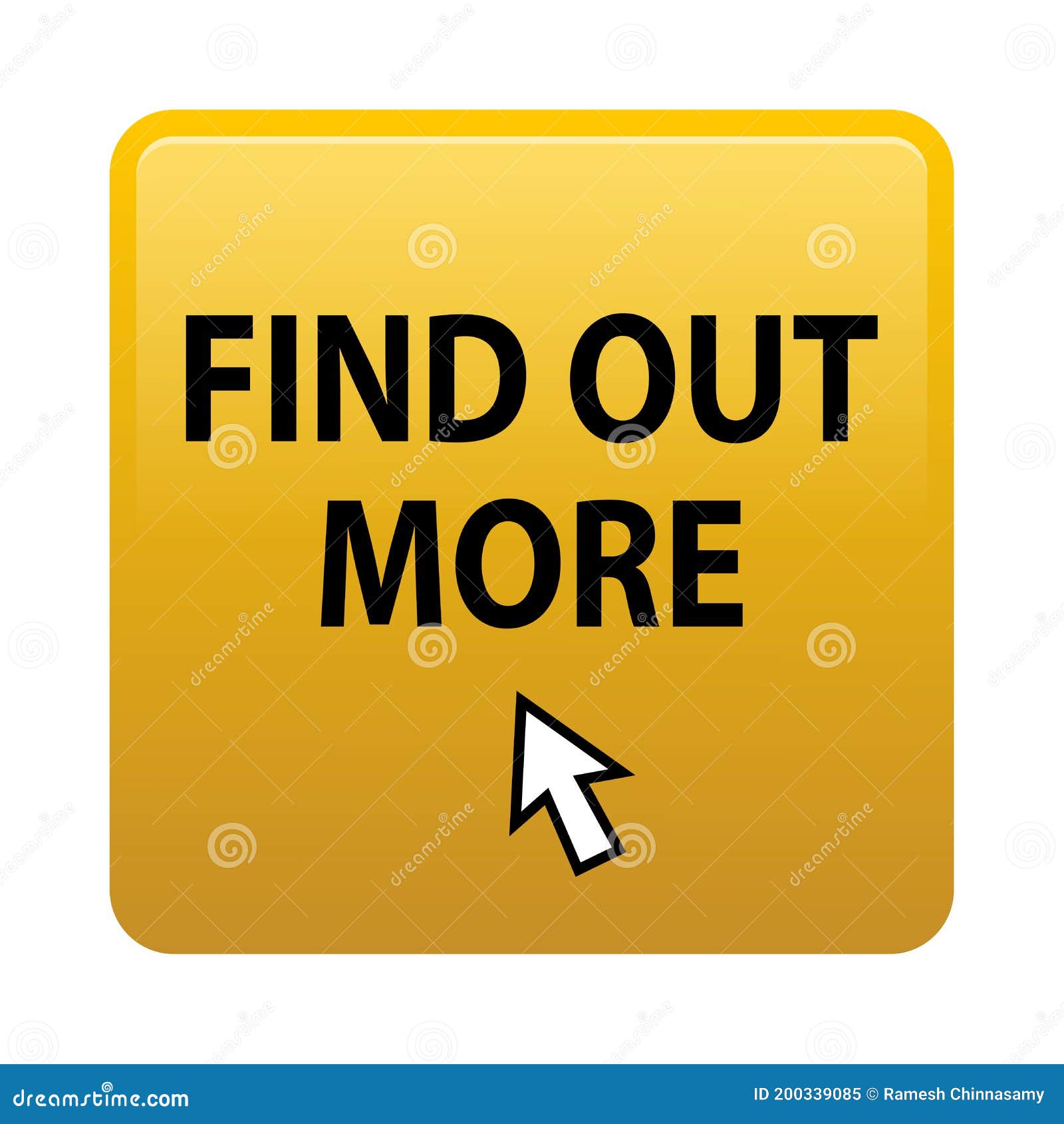 Find out more button stock vector. Illustration of abstract - 200339085