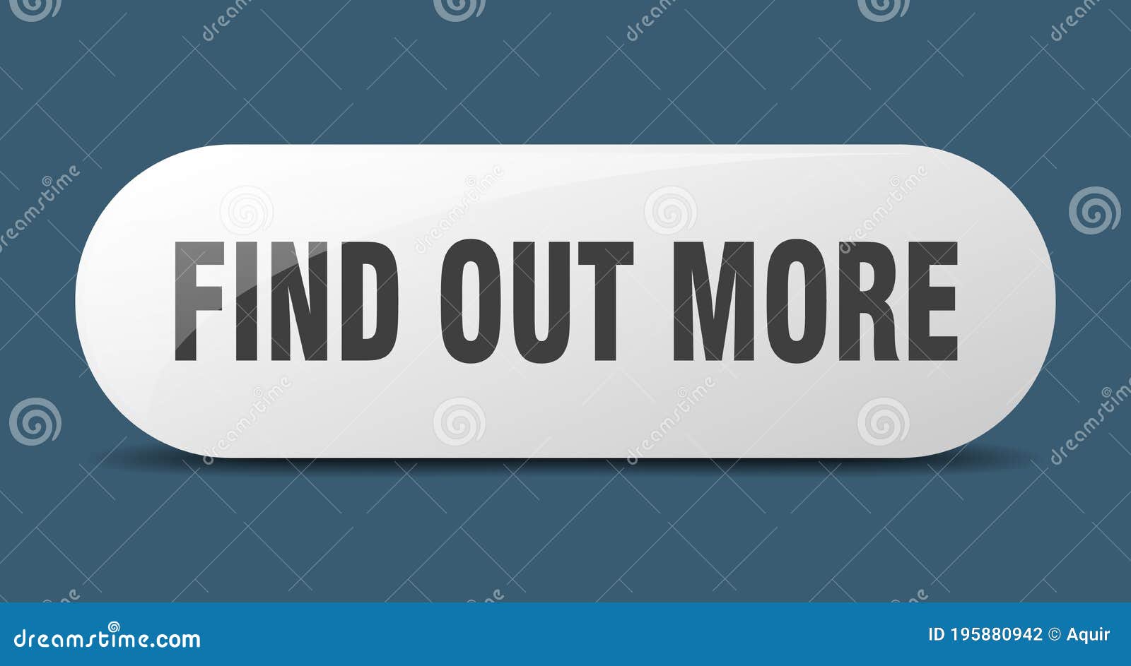 Find Out More Button. Sticker. Banner. Rounded Glass Sign Stock Vector ...