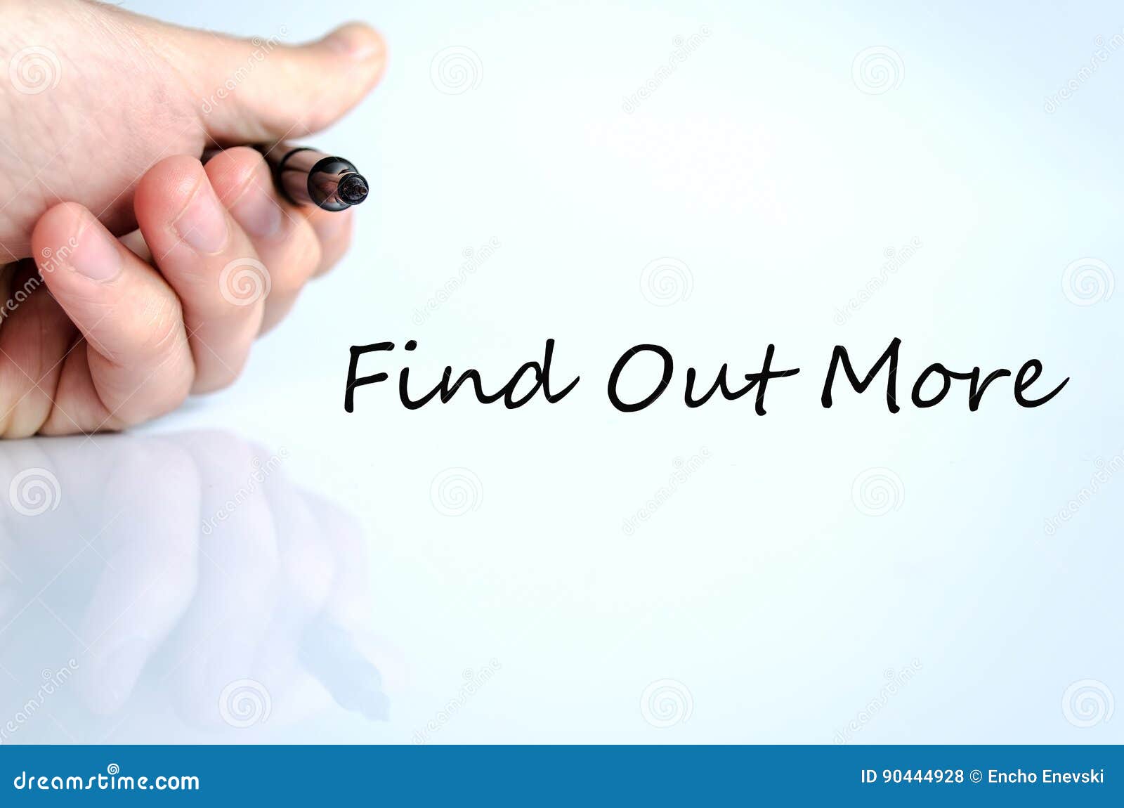 Find out more concept stock photo. Image of breakthrough - 90444928