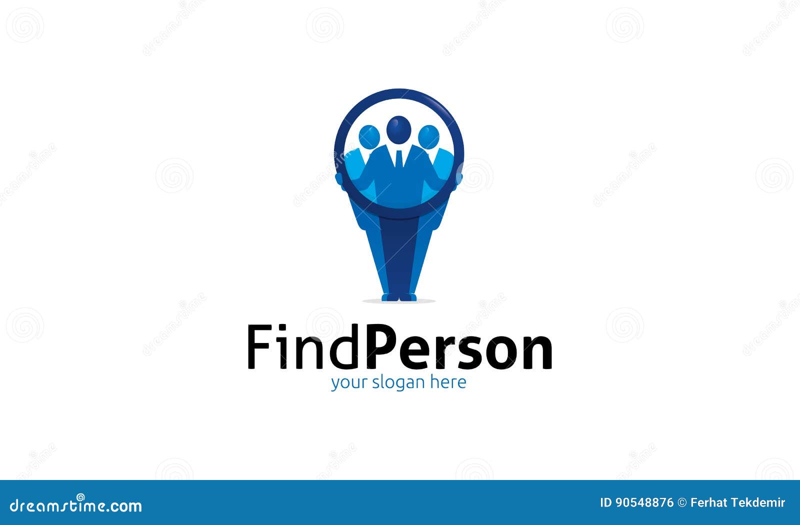 Find Person Logo stock vector. Illustration of logo, candidate - 90548876