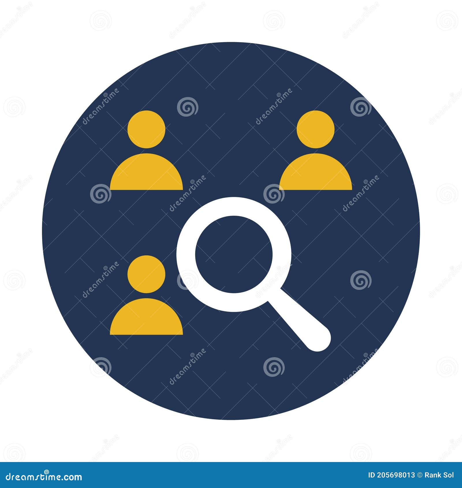 Find Person, Find User Vector Icon Which Can Easily Modify Stock Vector ...