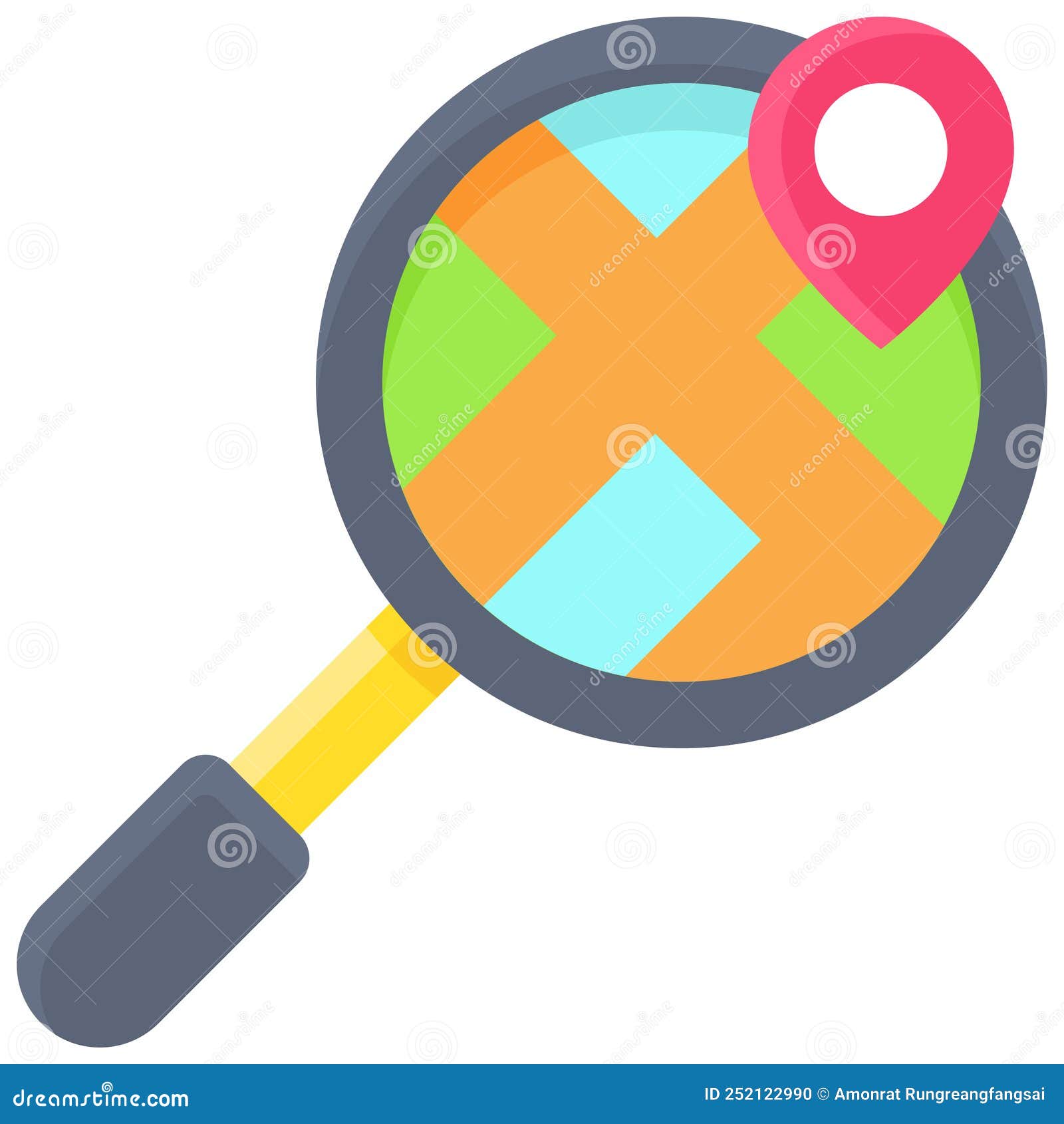 Find Place Icon, Location Map and Navigation Vector Stock Vector ...