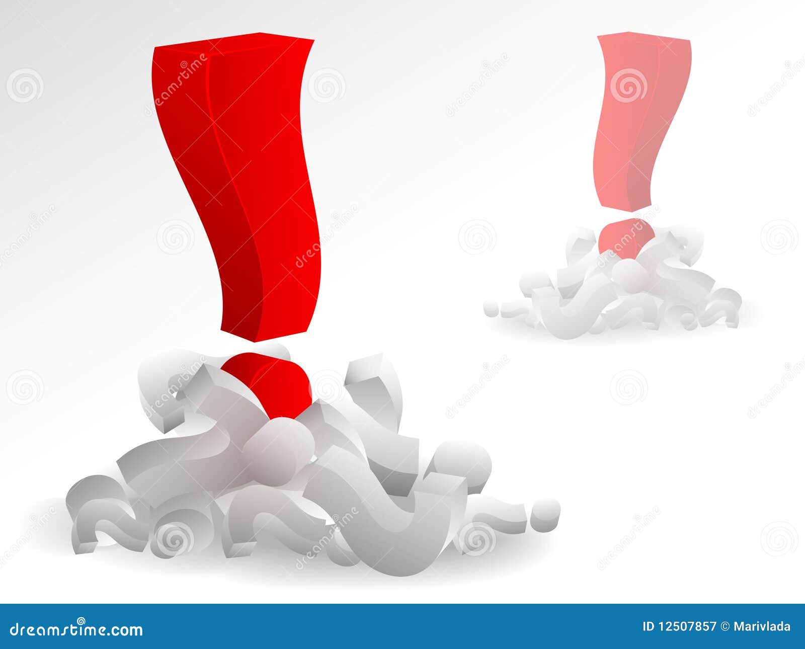 Find the right answer stock illustration. Illustration of abstract ...