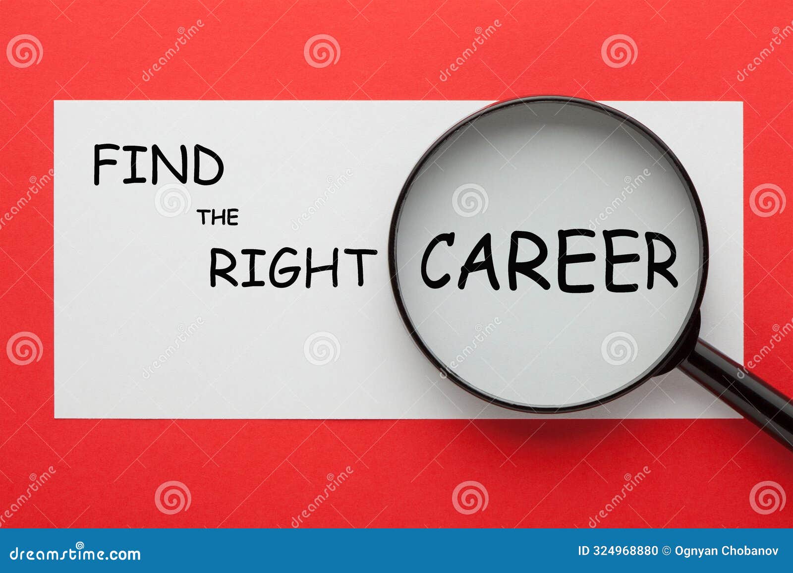 Find the Right Career stock illustration. Illustration of concept ...