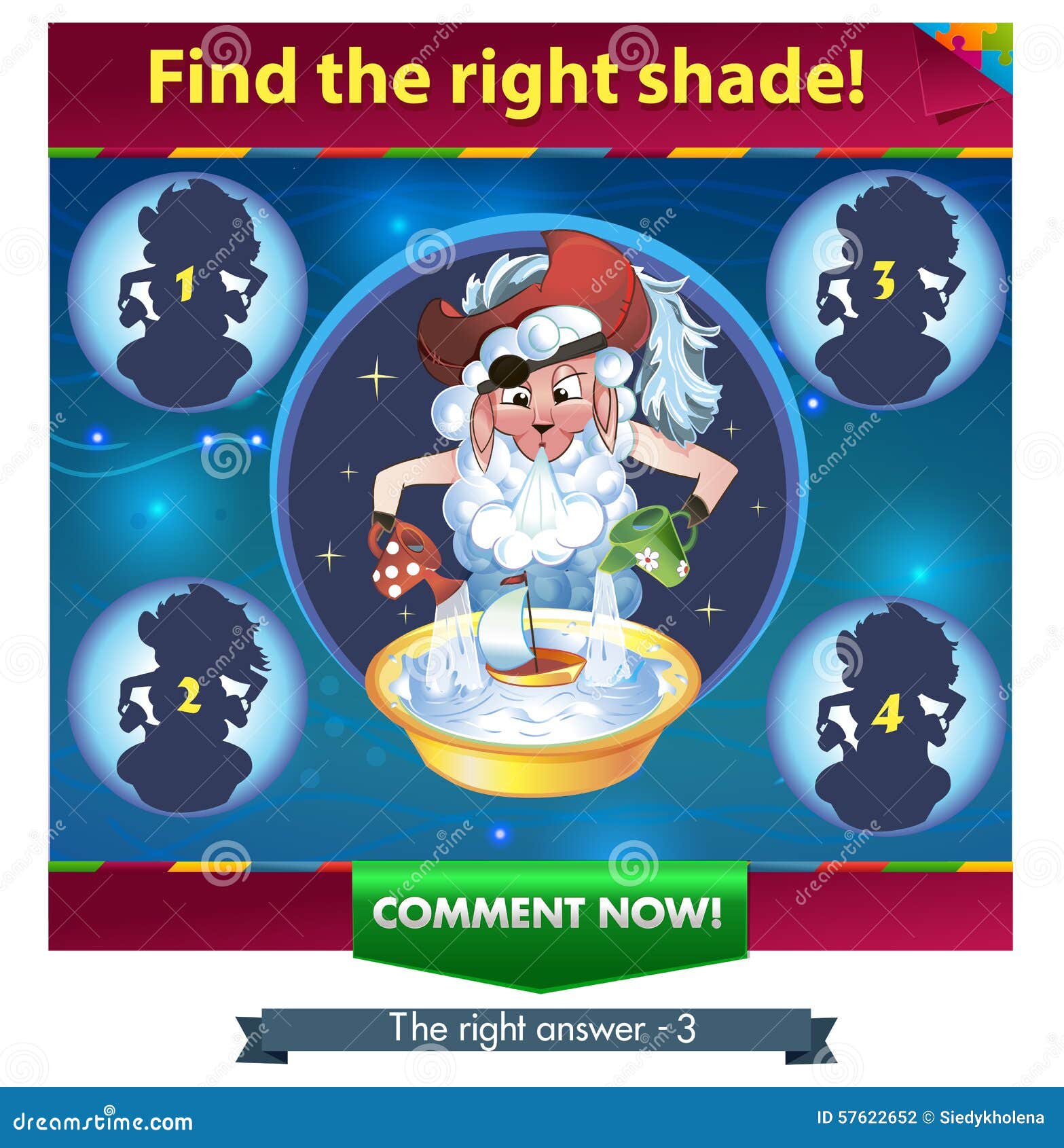 Find the right shade! stock illustration. Illustration of happy - 57622652