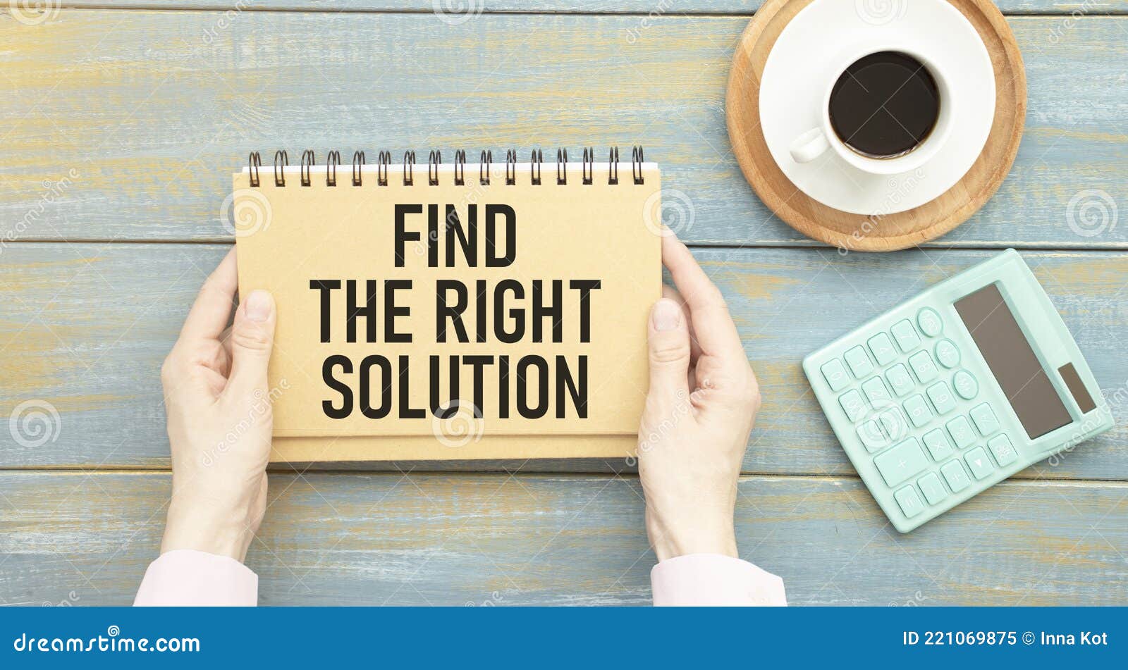 Find the Right Solution. Businessman Holding Stock Image - Image of ...