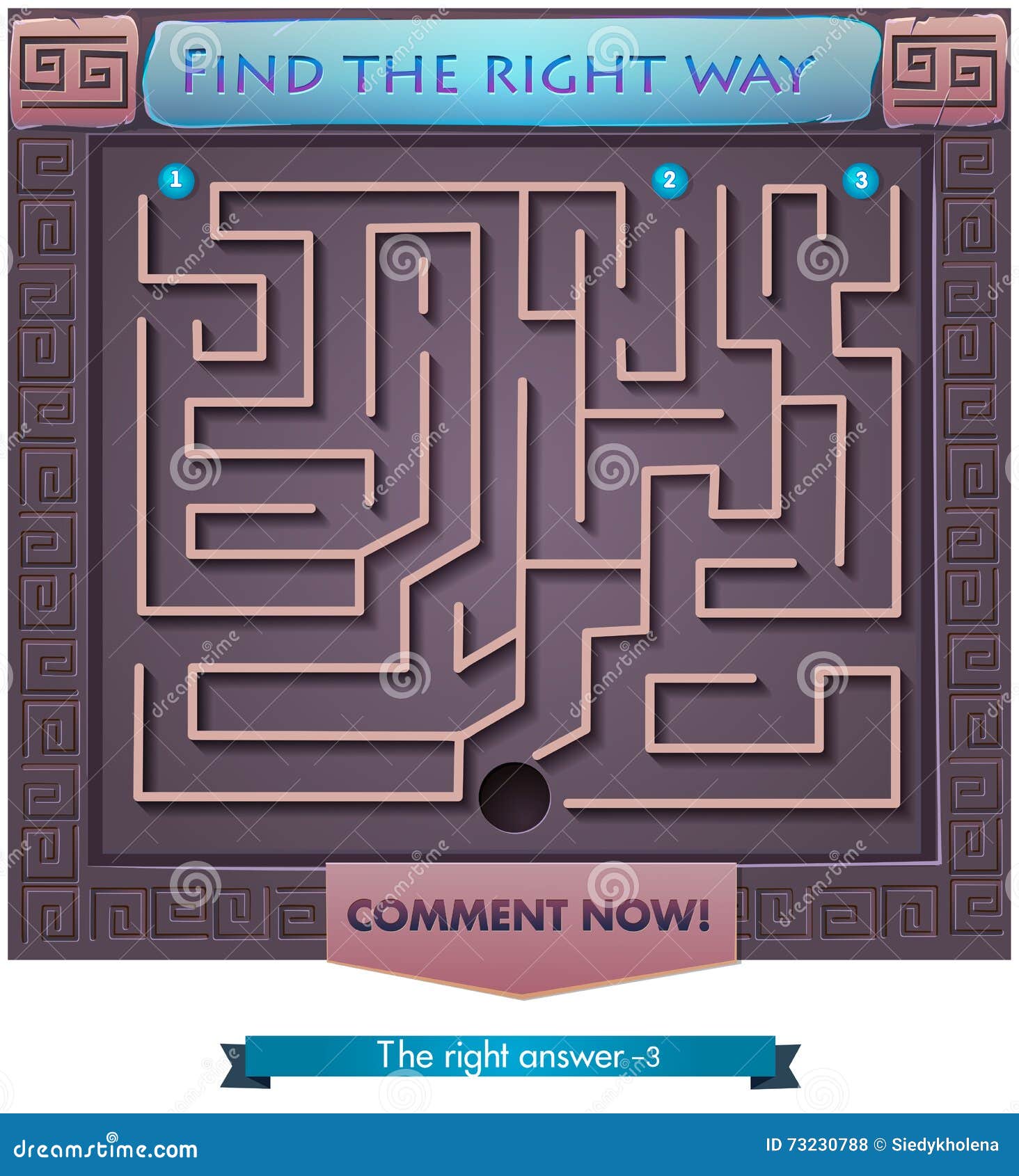 Find the Right Way Greece 2 Stock Illustration - Illustration of kids ...