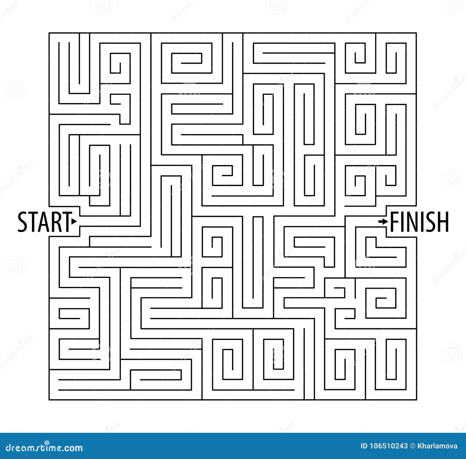Find the Right Way. Logical Games. Maze Game Stock Vector ... Find the Right Way. Logical Games. Maze Game Stock Vector ...