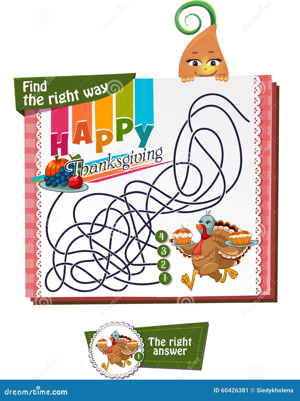 Find the right way stock illustration. Illustration of maze - 60426381