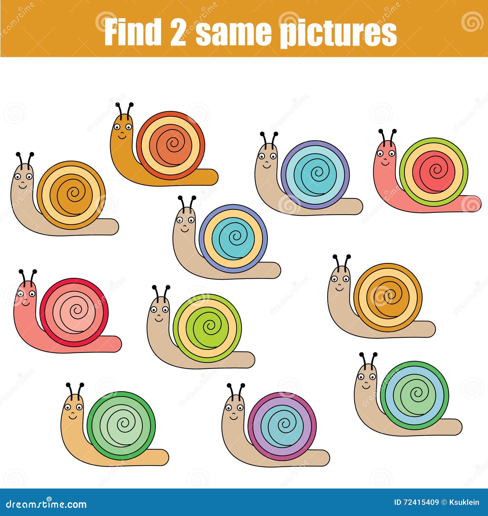 Find the Same Pictures Children Educational Game Stock Vector ... Find the Same Pictures Children Educational Game Stock Vector ...